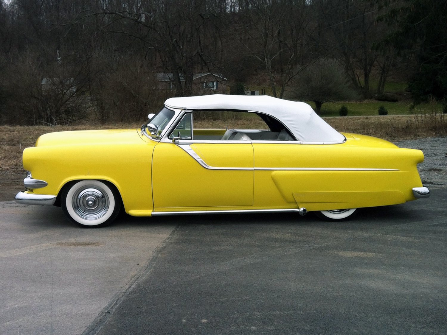 1953, Ford, Custom, Convertible, Kustom, Hotrod, Hot, Rod, Low, Usa ...