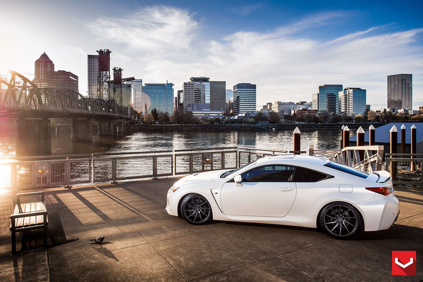 vossen, Wheels, Lexus, Rcf, Tuning, Cars, Black Wallpapers HD / Desktop ...