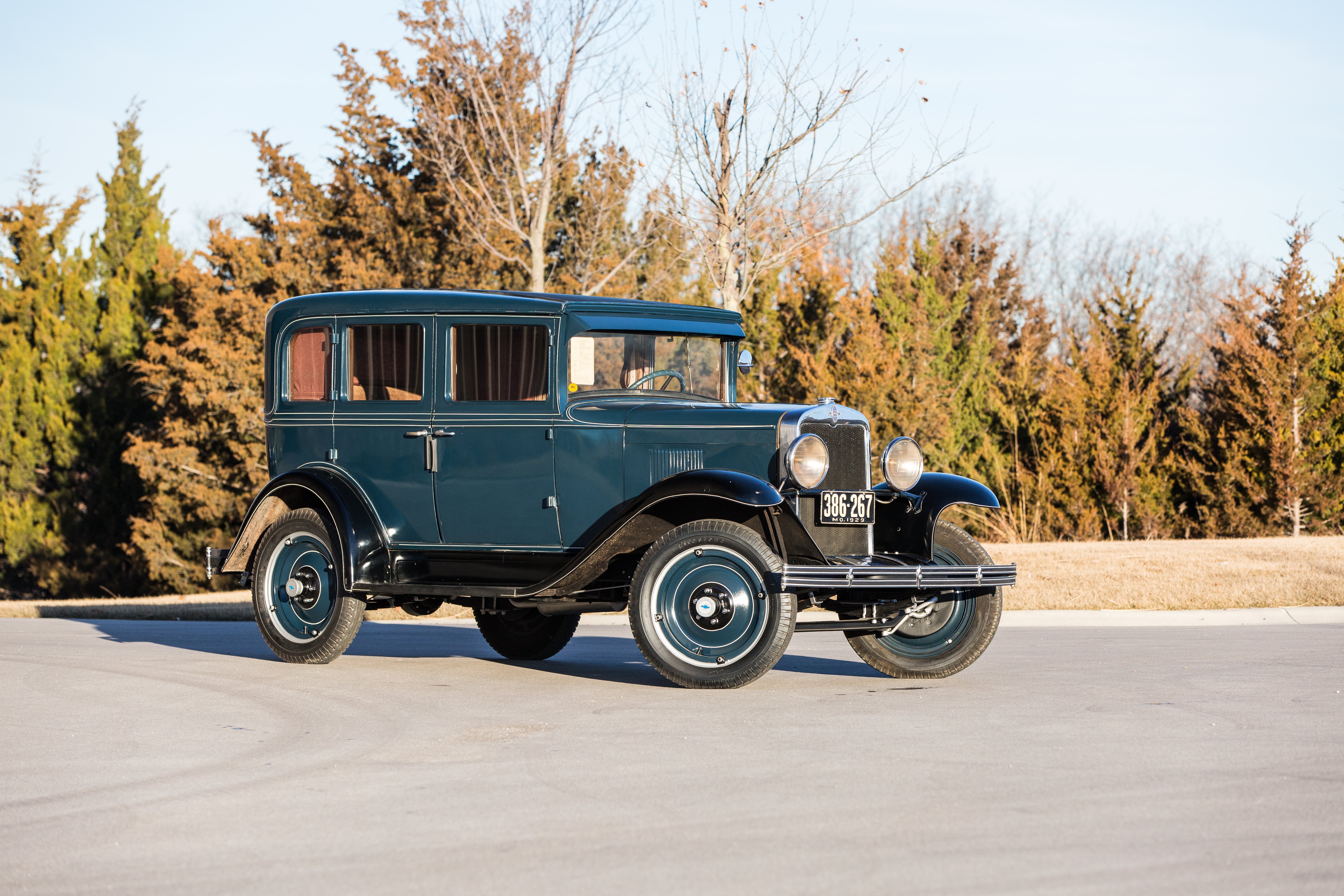 1929, Chevrolet, Town, Sedan, Four, Door, Classic, Old, Vintage ...