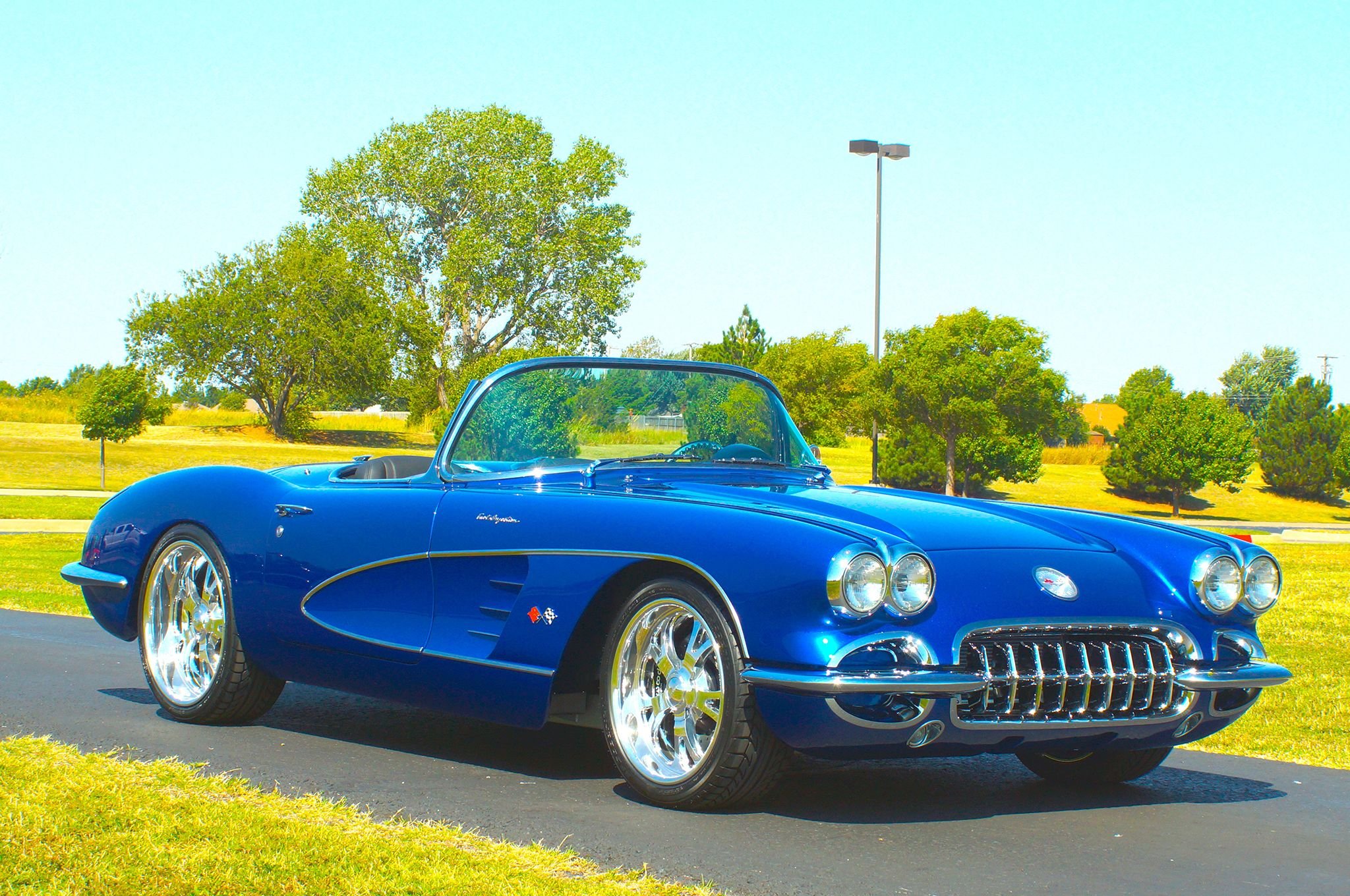1959, Chevrolet, Corvette, Restomod, Streetrod, Street, Rod, Rodder ...