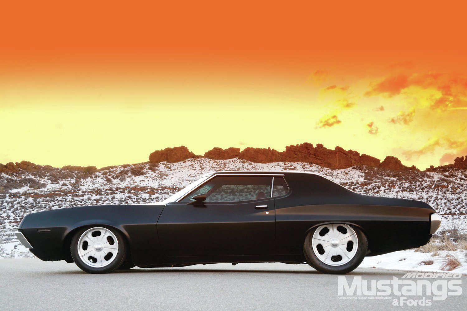 1972, Ford, Gran, Torino, Prostreet, Super, Roddeer, Rod, Hot, Touring ...