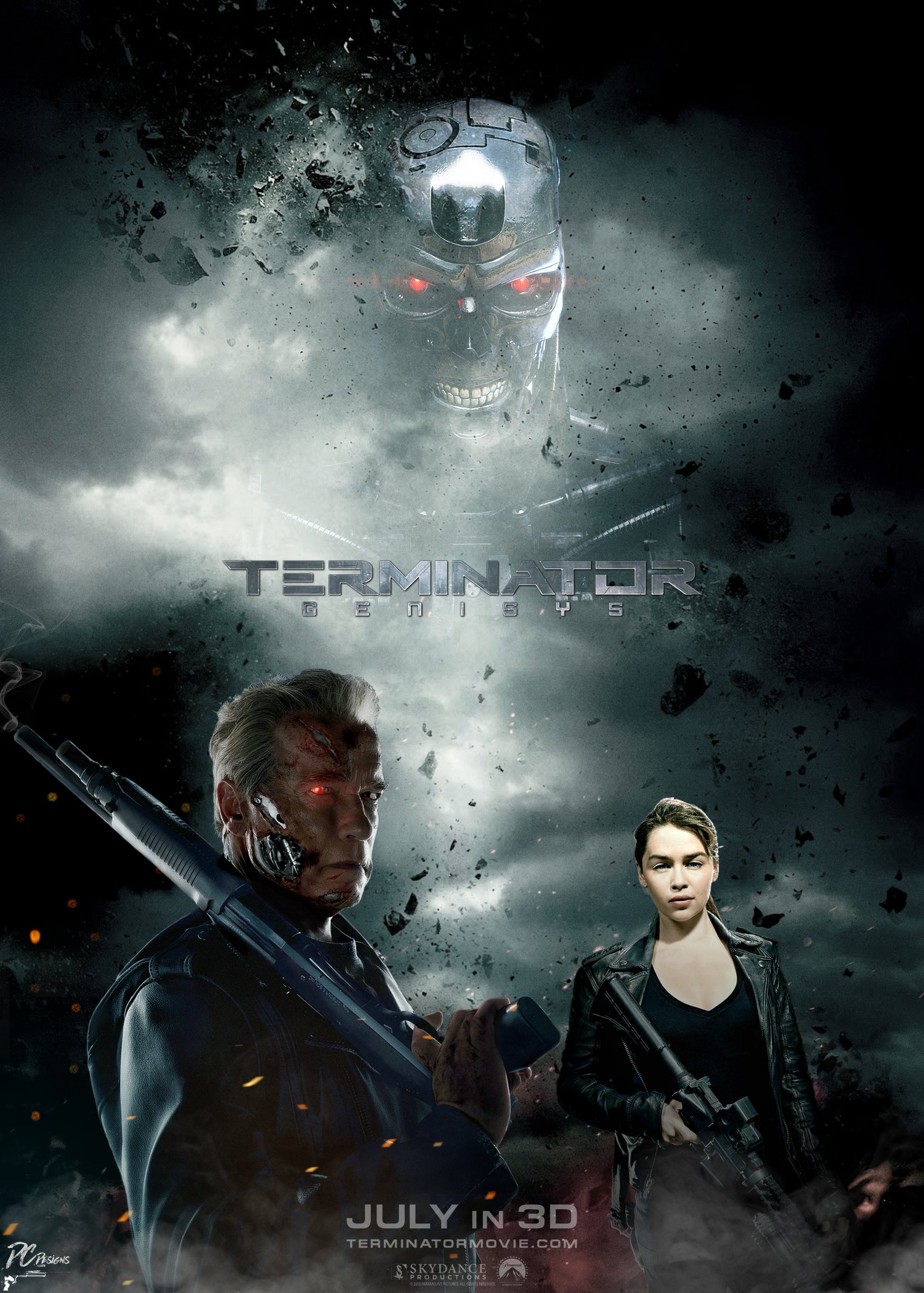 terminator, Genisys, Sci fi, Futuristic, Action, Fighting, Warrior ...
