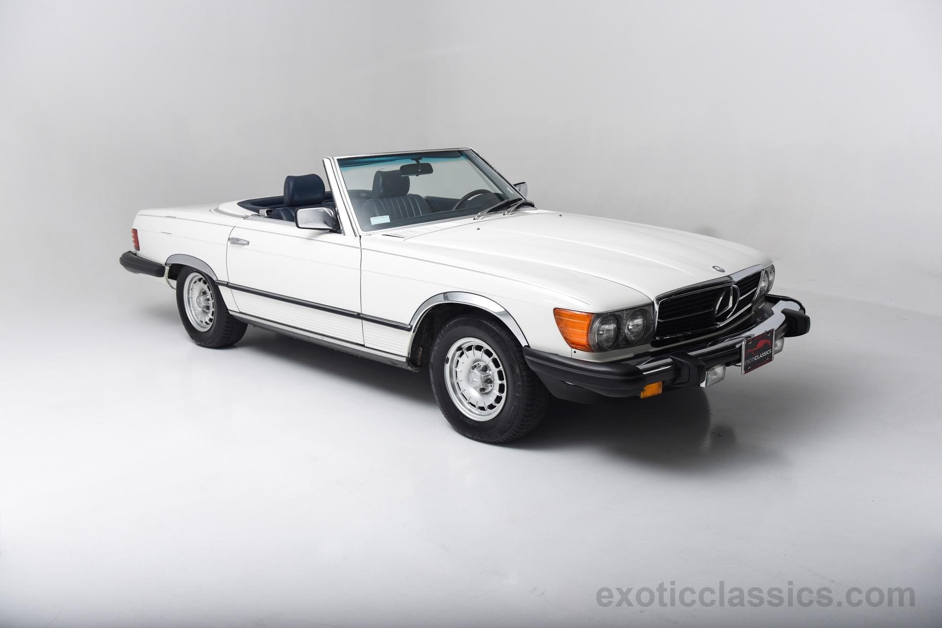 1984, Mercedes, Benz, 380 sl, Roadster, Classic, Cars, White Wallpapers ...