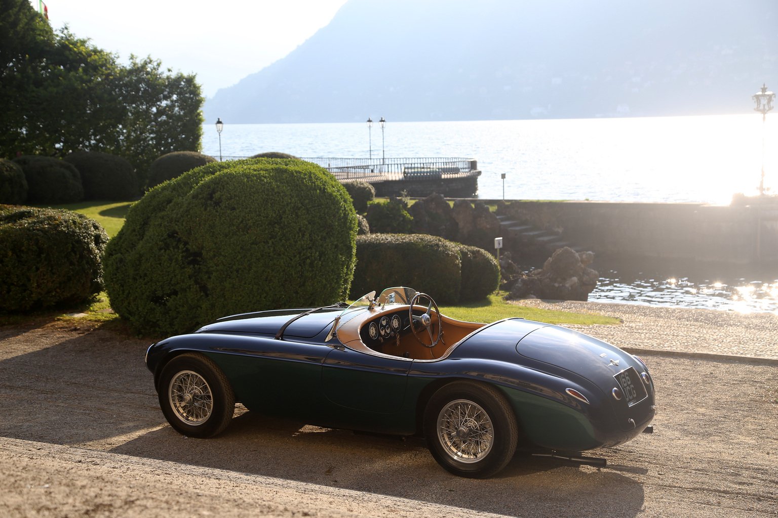 1950, Ferrari, 166 mm, Barchetta, Classic, Cars, Blue Wallpapers HD ...