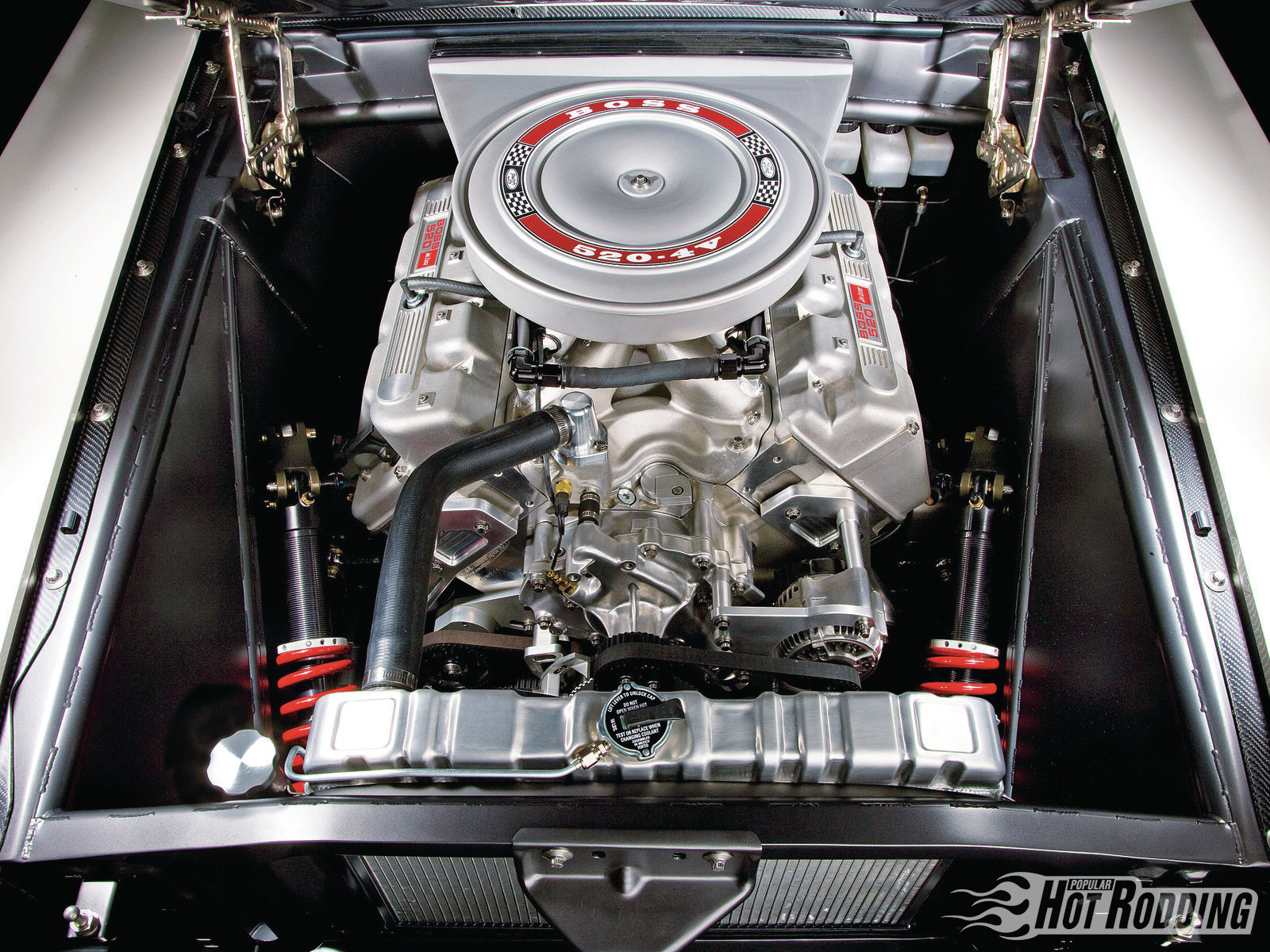 1969, Ford, Mustang, Hot, Rod, Muscle, Cars, Engine Wallpapers HD ...