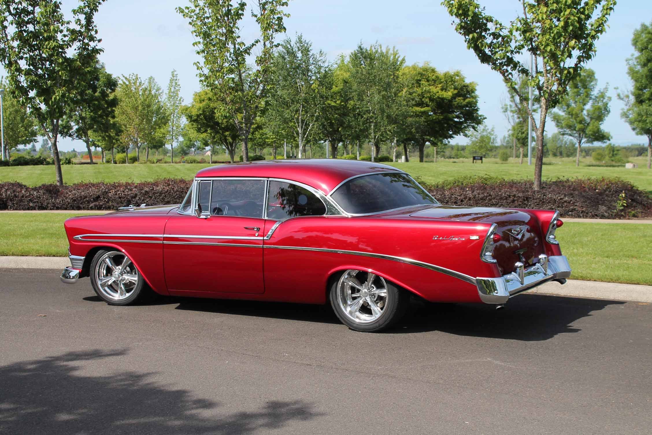 1956, Chevrolet, Ls1, Hot, Rod, Rods, Retro, Custom Wallpapers HD ...