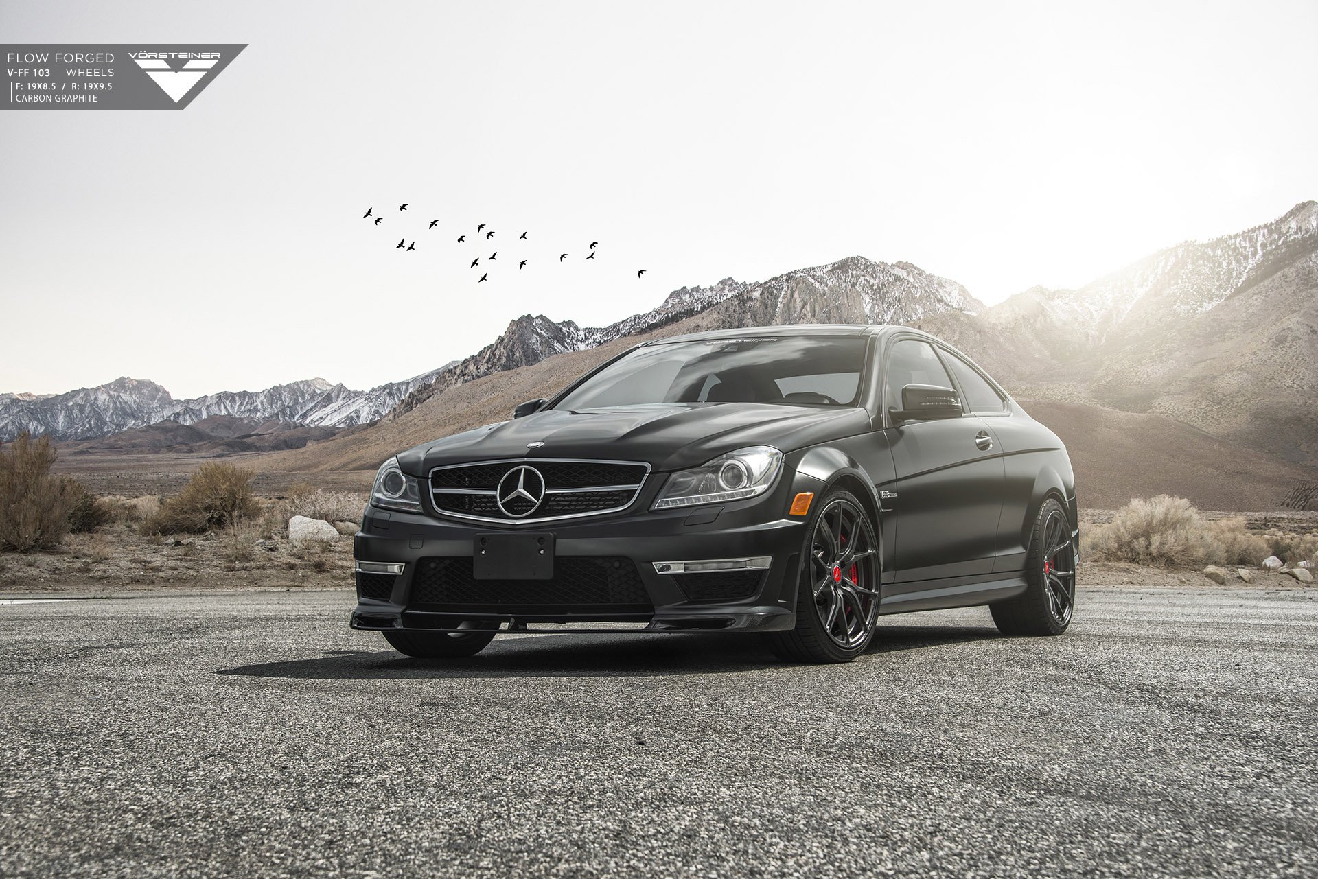 2015, Vorsteiner, Mercedes, Benz, C63, Amg, Black, Modified Wallpapers ...
