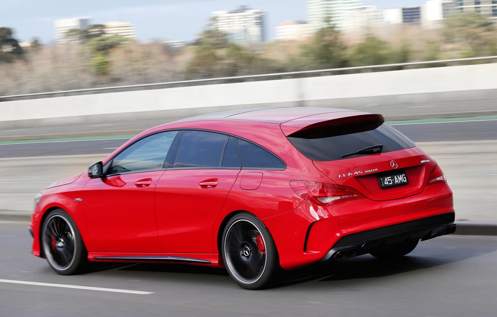 mercedes, Amg, Cla 45, Shooting, Brake, Wagon, Au spec, X117, Red, 2015 ...