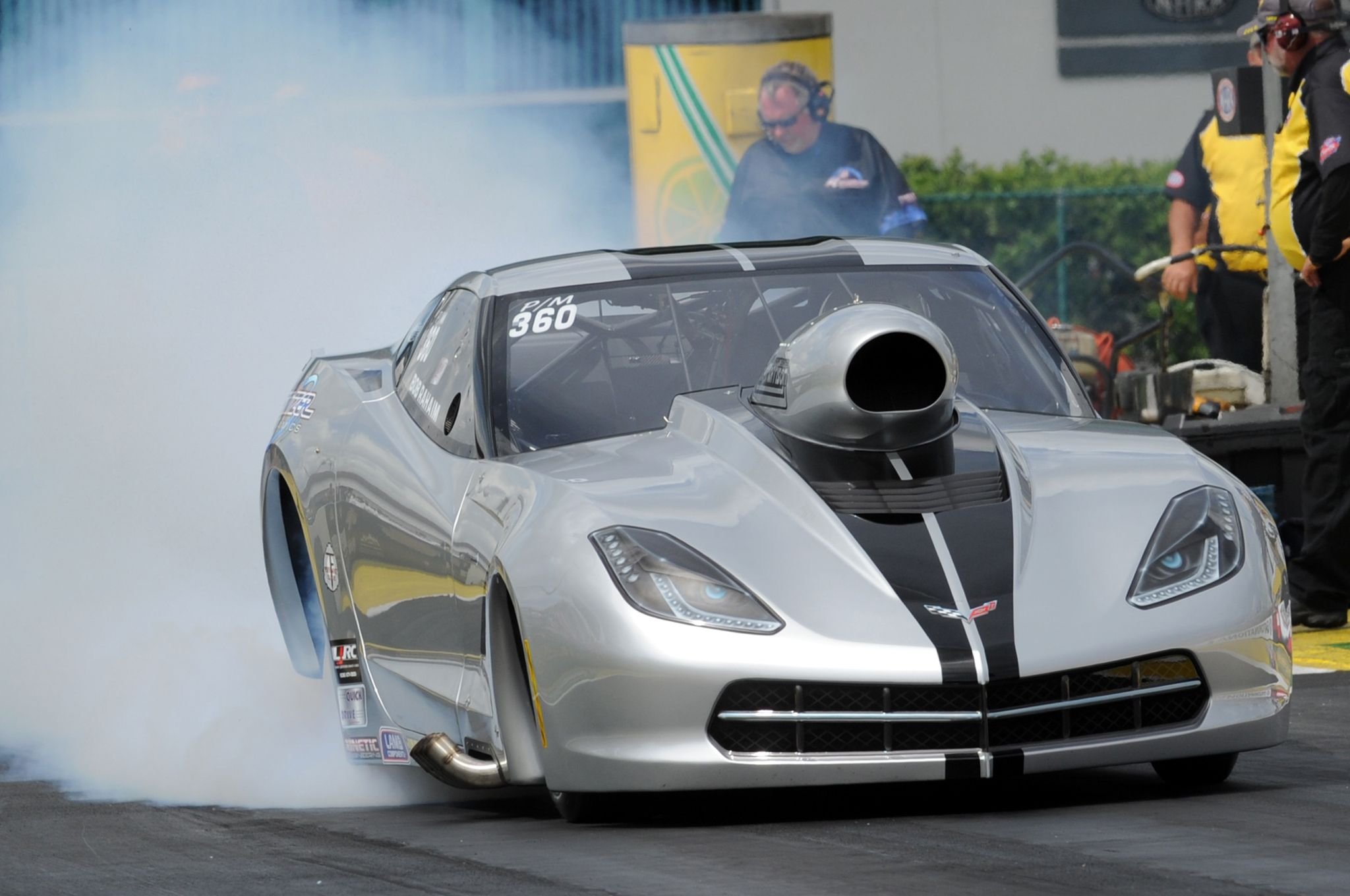 2015, Chevrolet, Corvette, C7, Pro, Mod, Burnout, Drag, Race, Usa, 02 ...