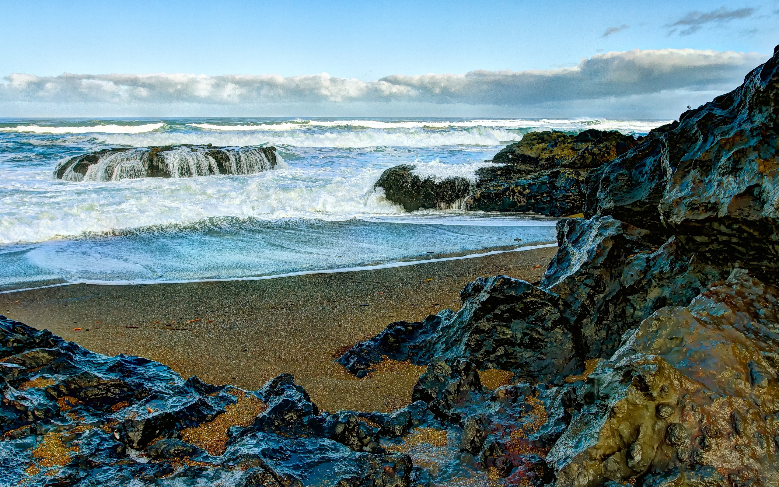 Sea Shore Rocks Landscape Ocean Waves Wallpapers HD Desktop And Sea Shore Rocks Landscape Ocean Waves Wallpapers HD Desktop And