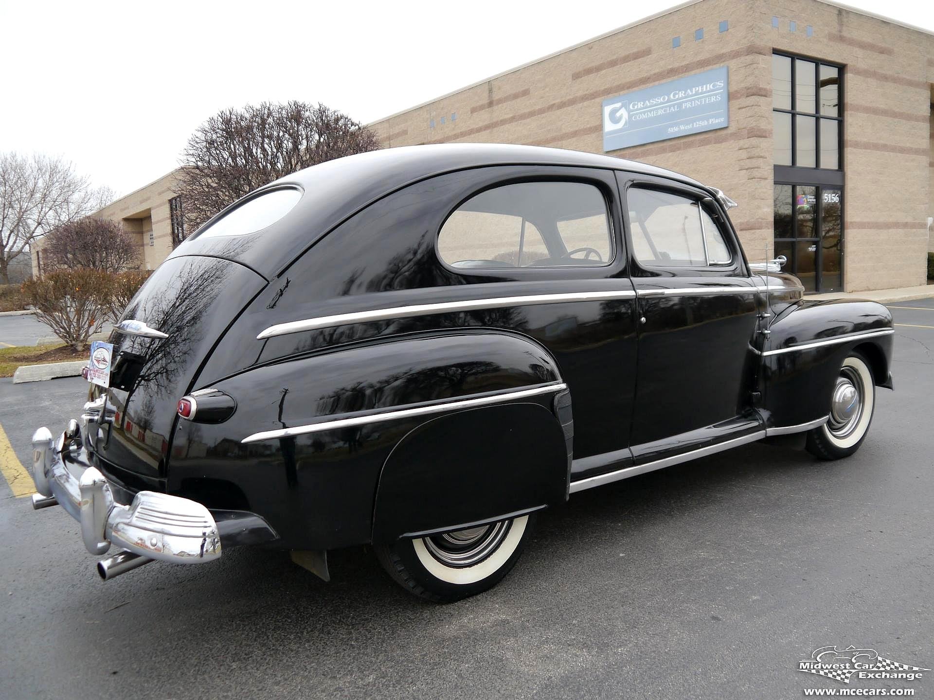 1948, Ford, Super, Deluxe, Sedan, Two, Door, Classic, Old, Vintage ...