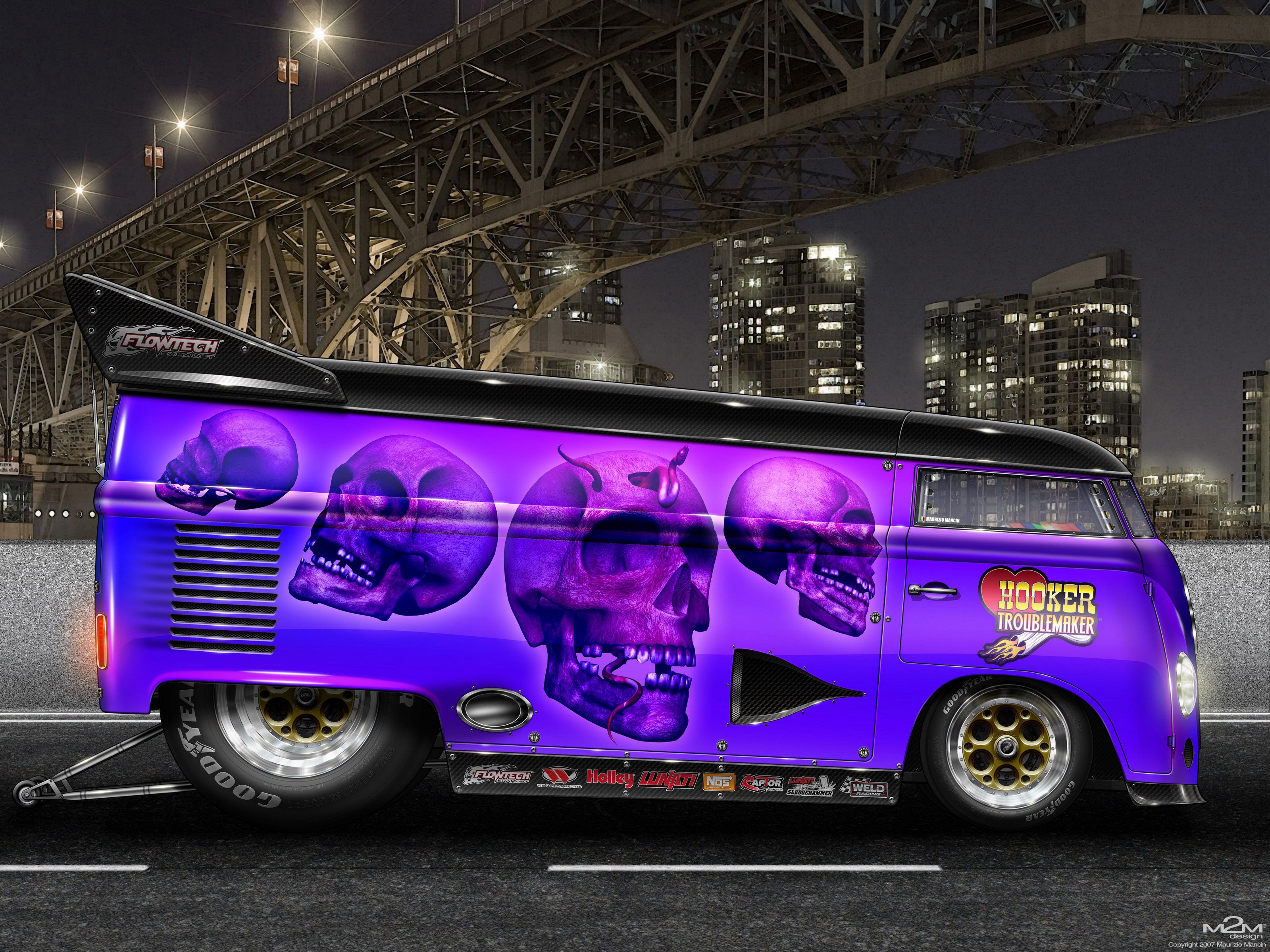 volkswagen, Bus, Van, Truck, Volkswagon, Custom, Tuning, Lowrider ...