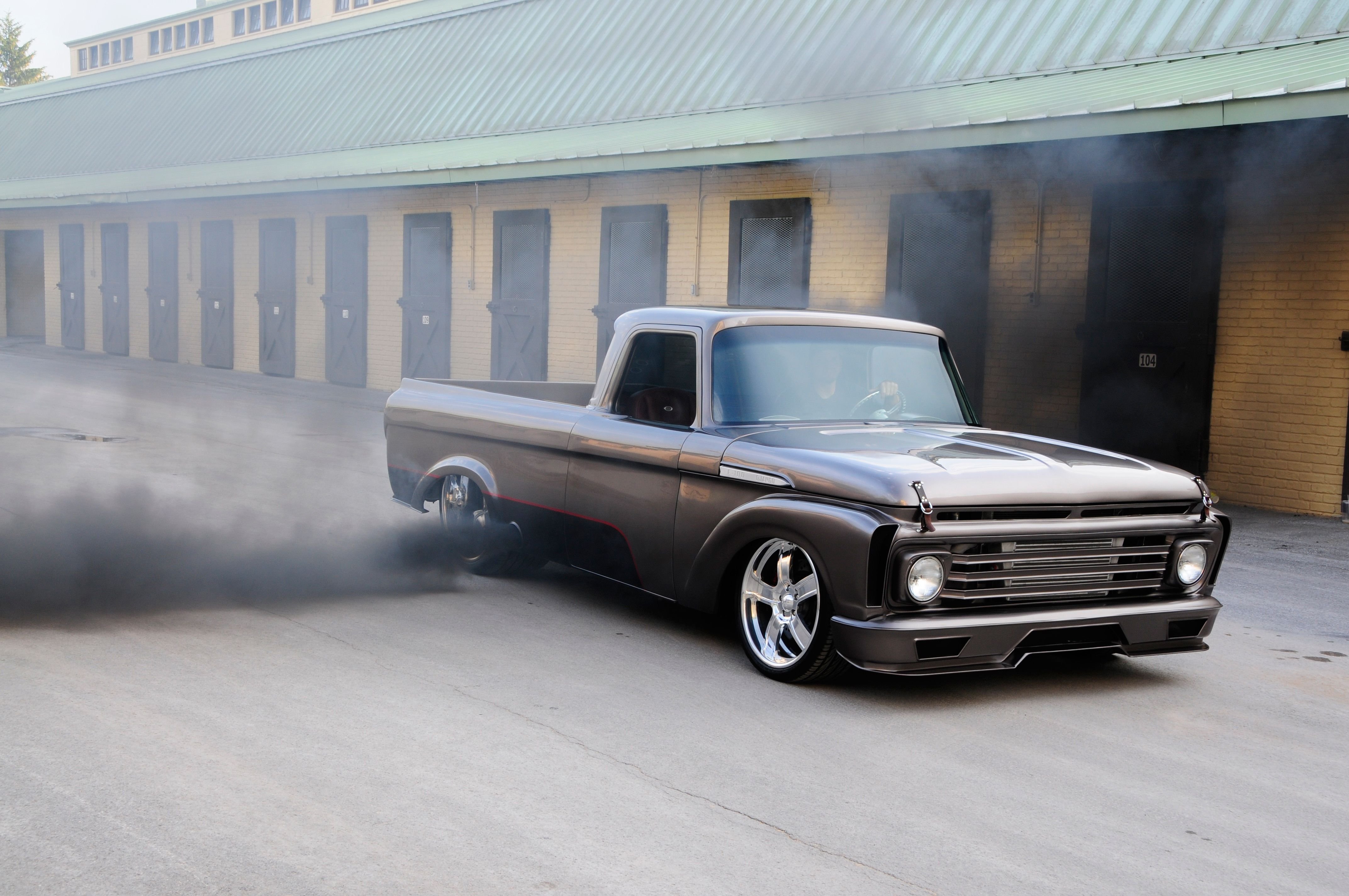 1962, Ford, F100, Pickup, Custom, Hot, Rod, Rods, Classic, Custom ...
