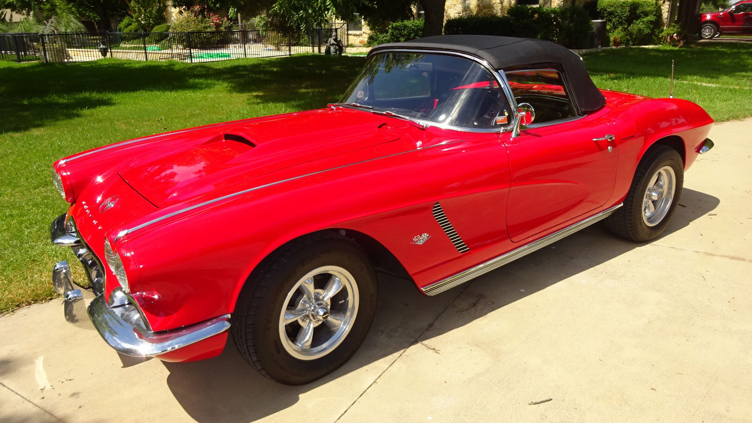 1962, Chevrolet, Corvette, Convertible, Street, Machine, Streetrod, Rod ...