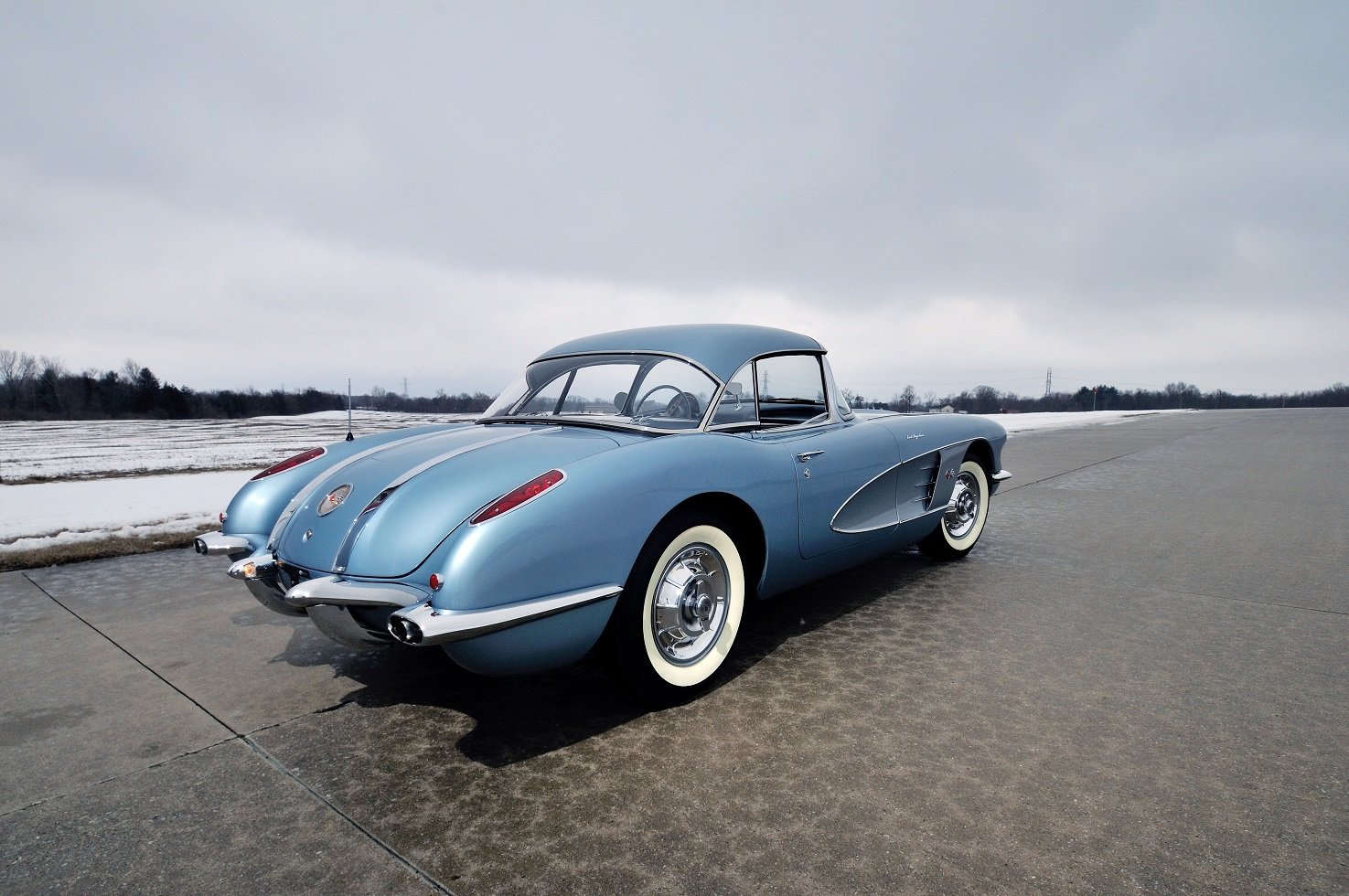 1958, Chevy, Chevrolet, Corvette, c1 , 283 290, Hp, Fuel, Injection ...