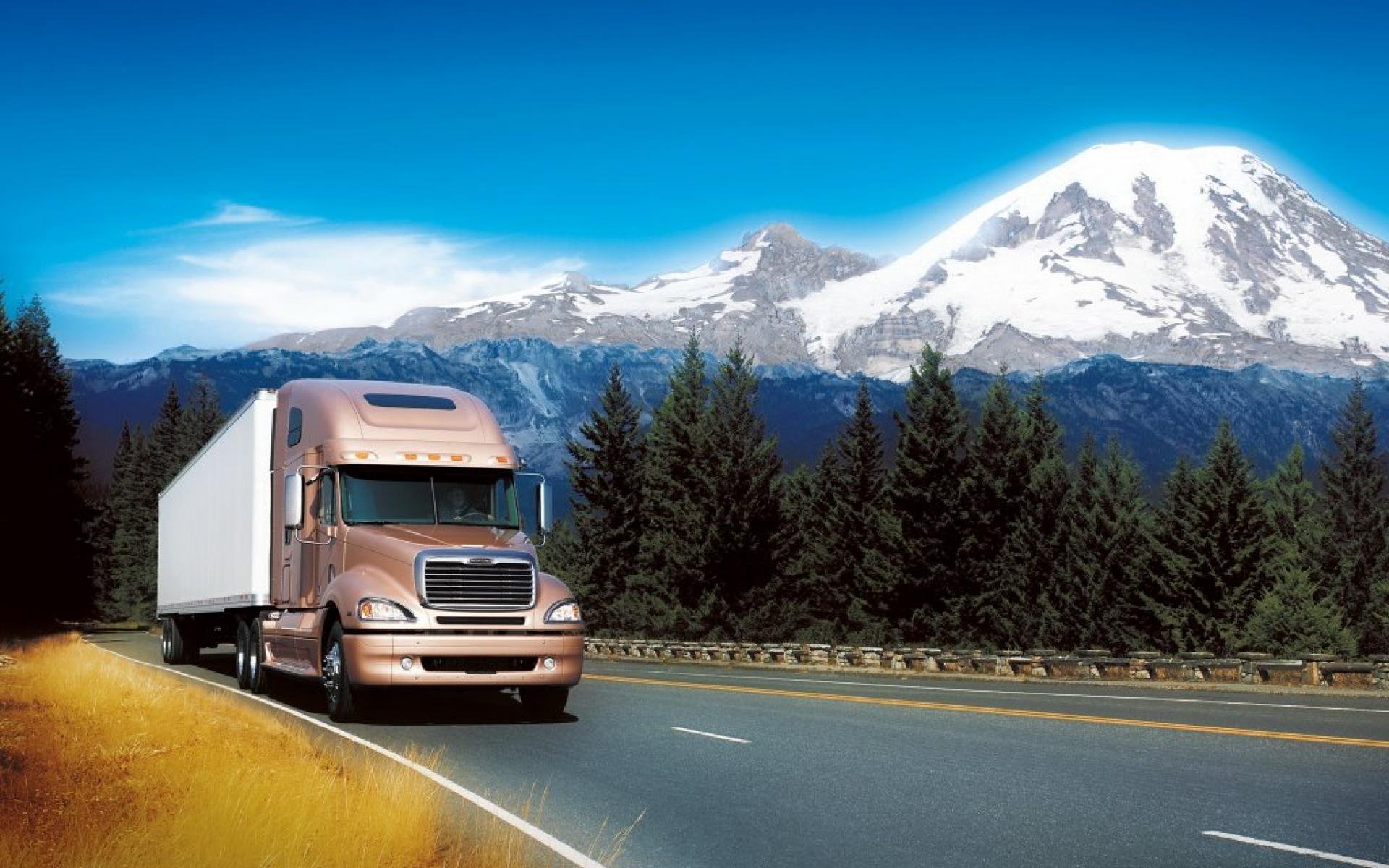 freightliner, Semi, Tractor, Transport, Truck Wallpapers HD / Desktop ...