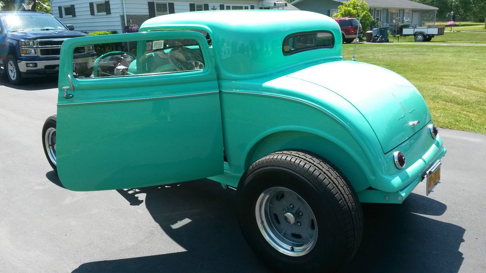 1932, Ford, Hemi, Deuce, Coupe, Hot, Rod, Rods, Custom, Vintage ...
