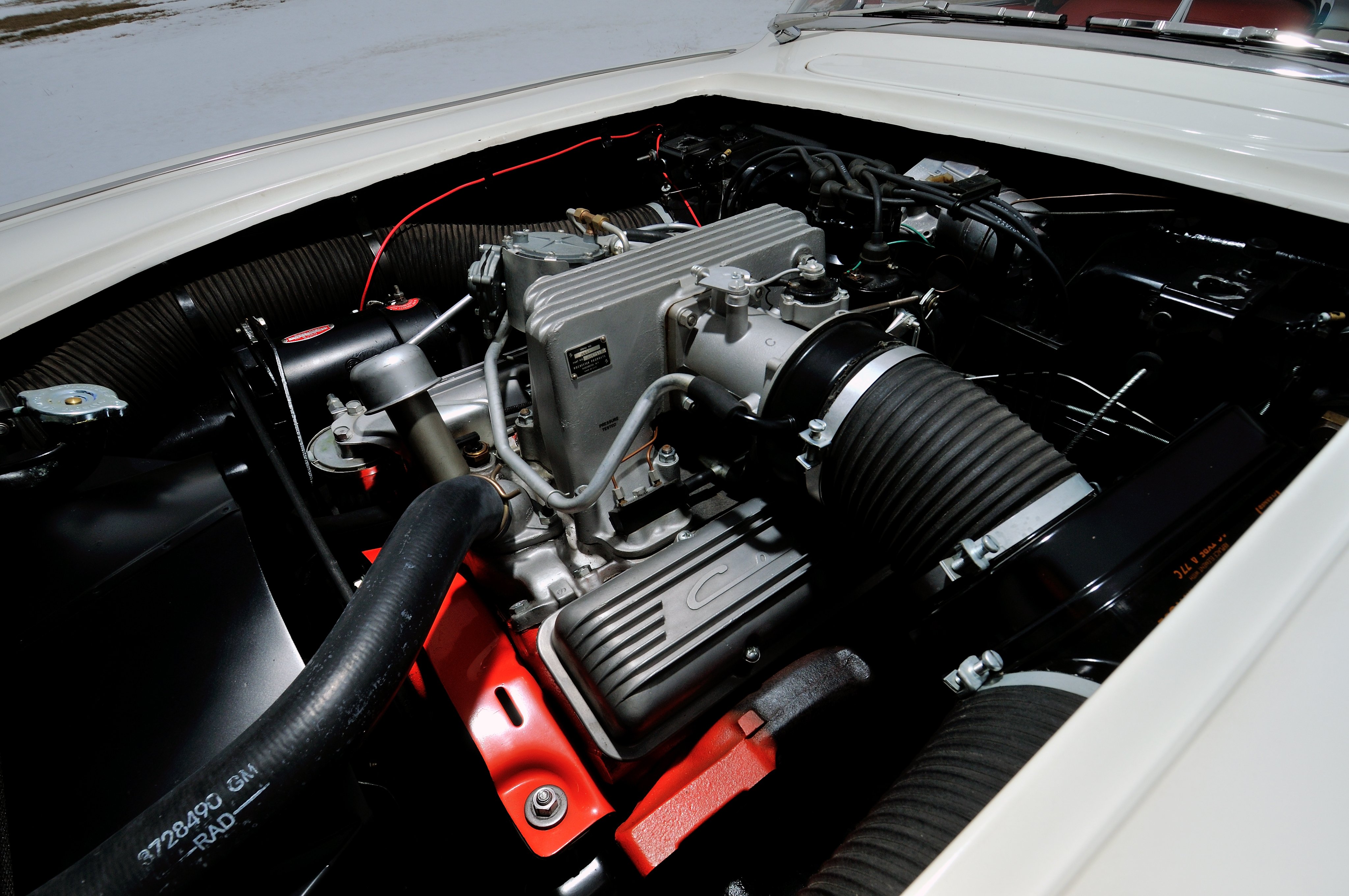 1958, Chevrolet, Corvette, 283, 290hp, Fuel, Injection, J800 867 ...