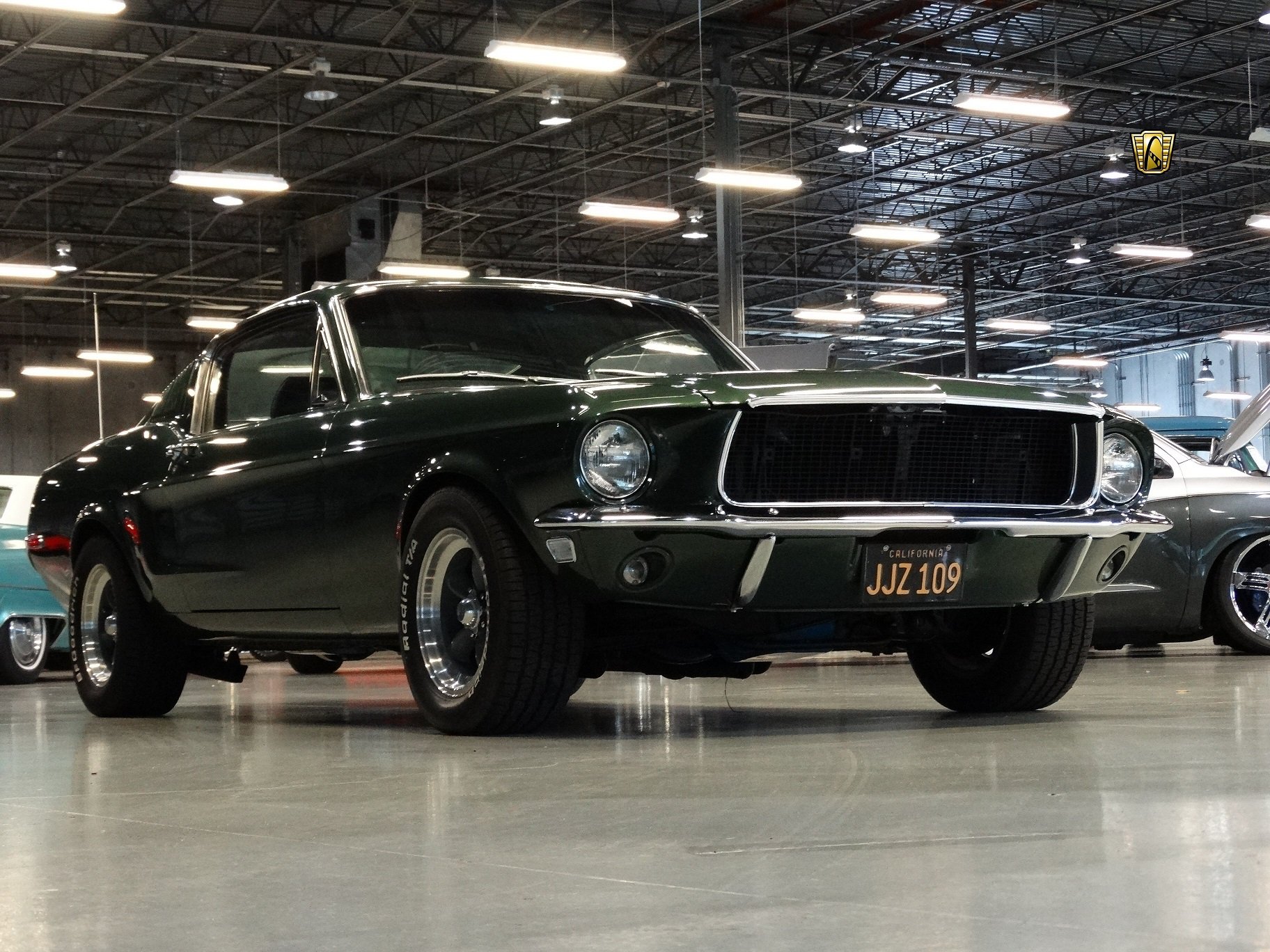 1968, Ford, Mustang, Bullitt, 390, Fastback, Green, Cars, Classic ...