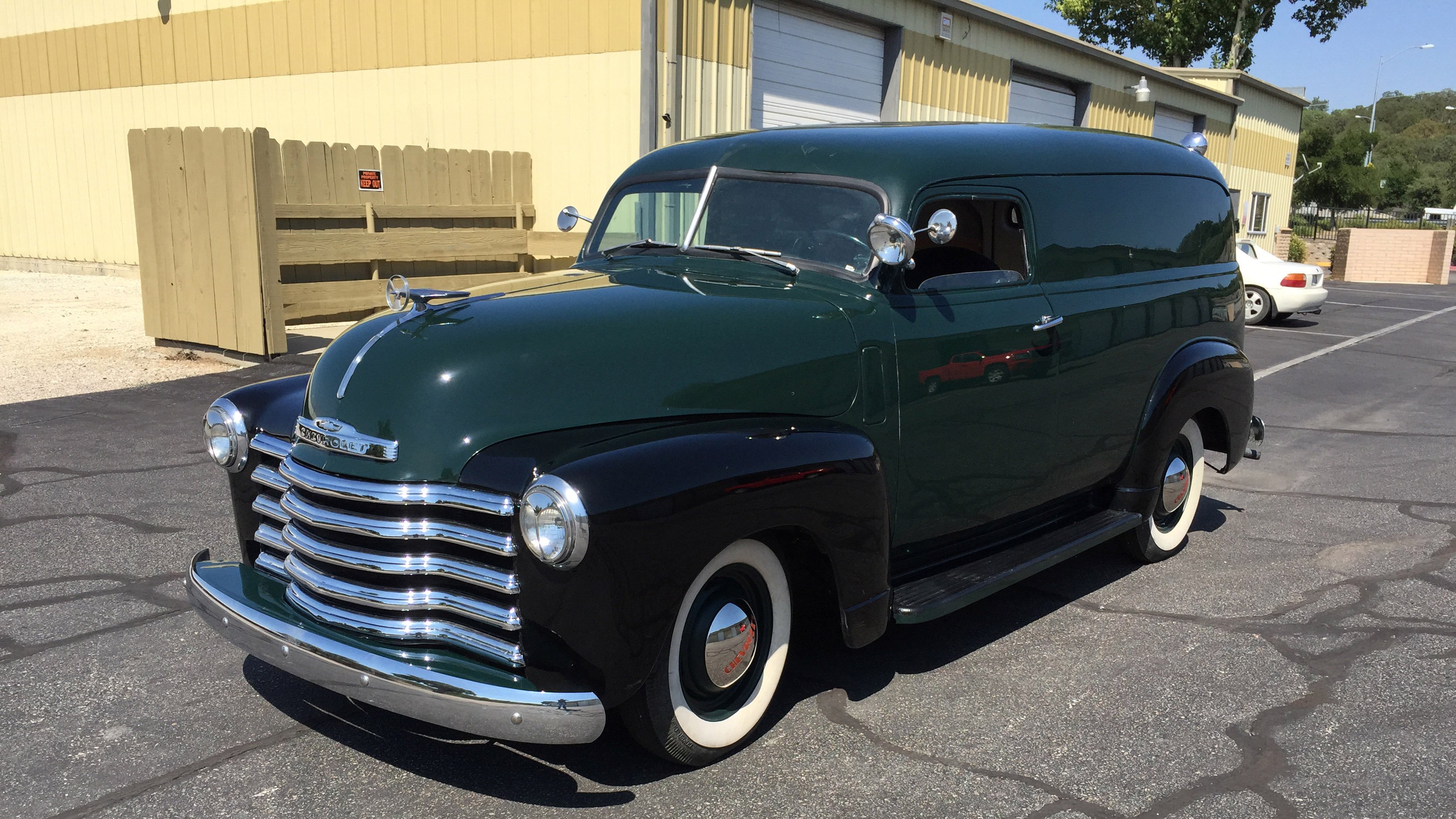 1948, Chevrolet, 3100, Panel, Van, Choppedtop, Custom, Old, School, Hot ...