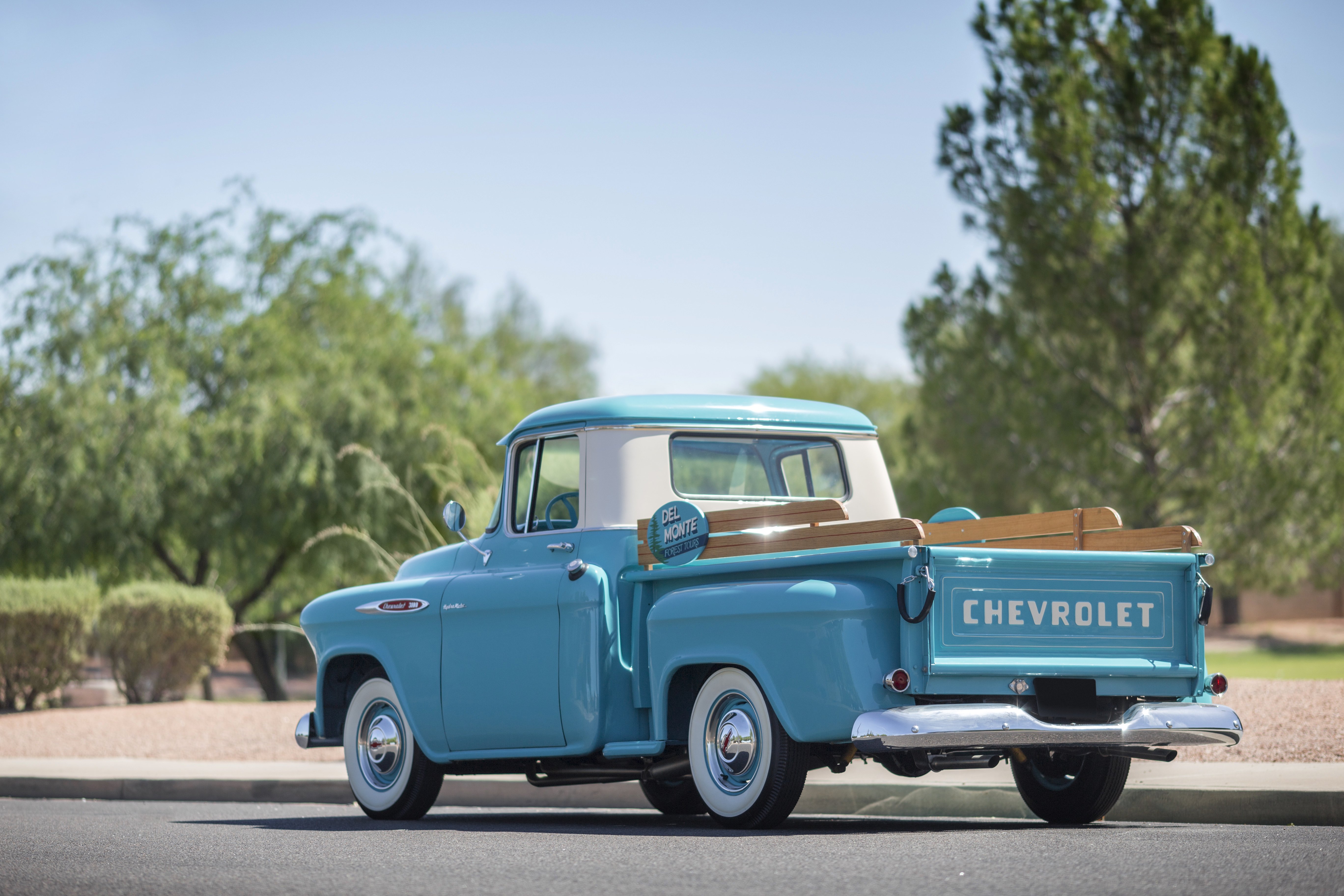 1957, Chevrolet, Chevy, 3100, Pickup, Stepside, Classic, Old, Vintage ...