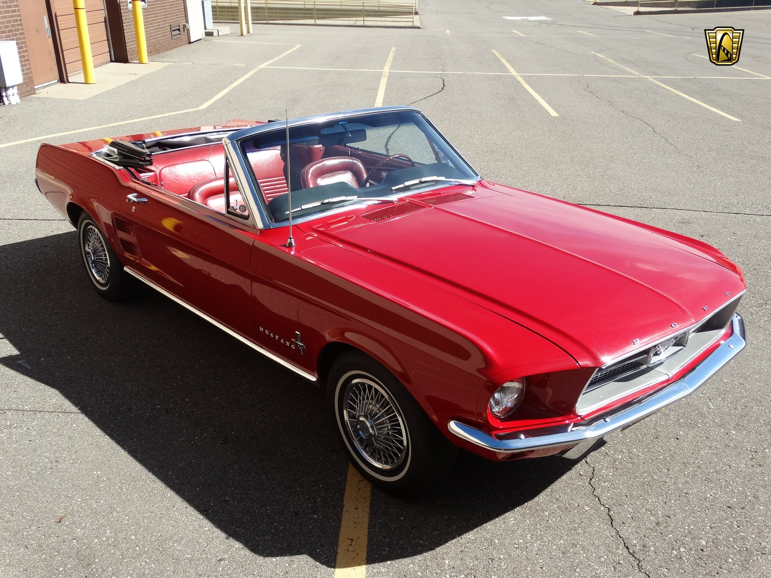 1967, Ford, Mustang, Convertible, Red, Cars, Usa Wallpapers HD ...