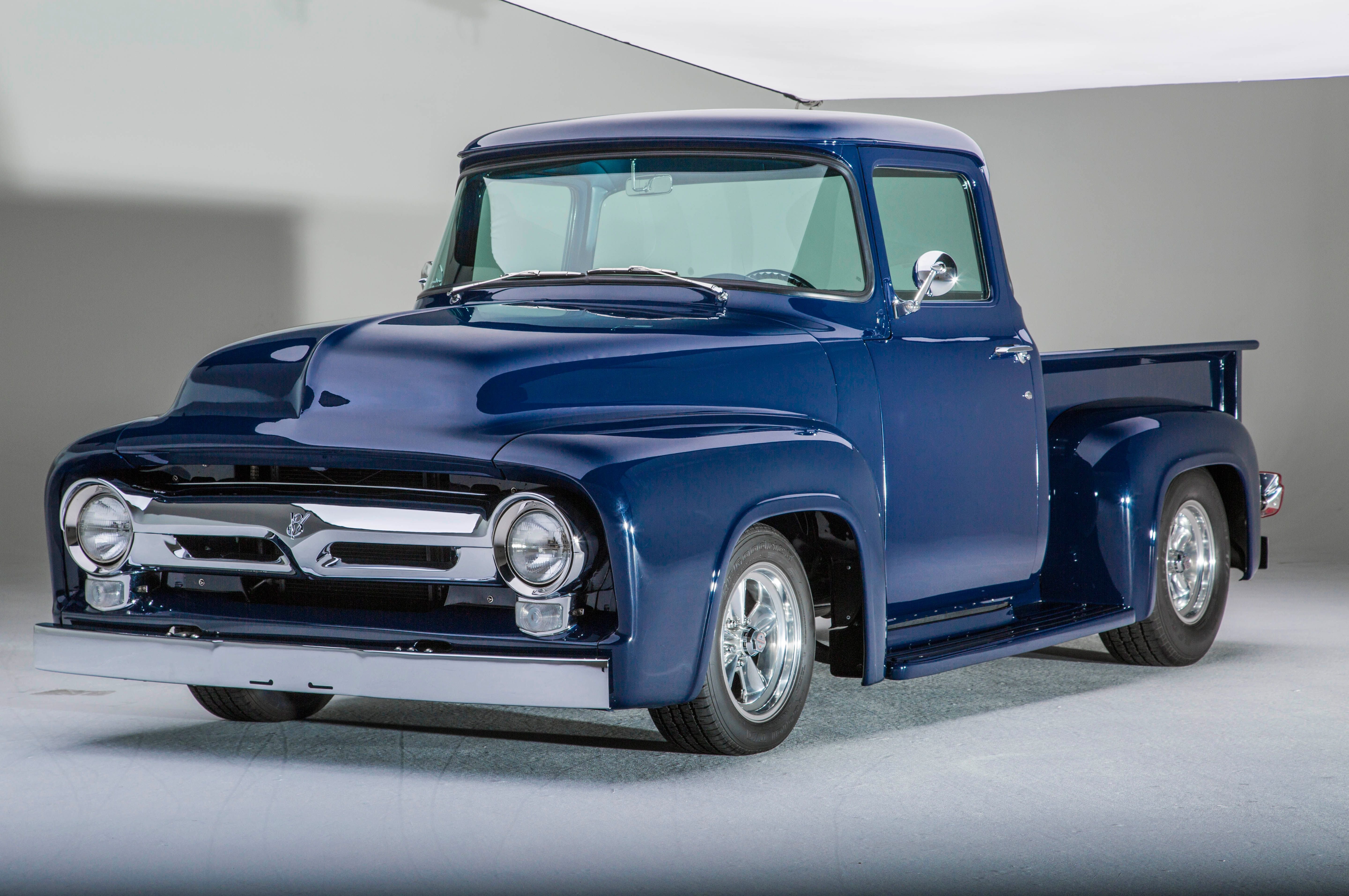 1956, Ford, F 100, Pickup, Streetrodder, Street, Rodder, Custom, Hotrod, Hot, Rod, Usa, 03 ...