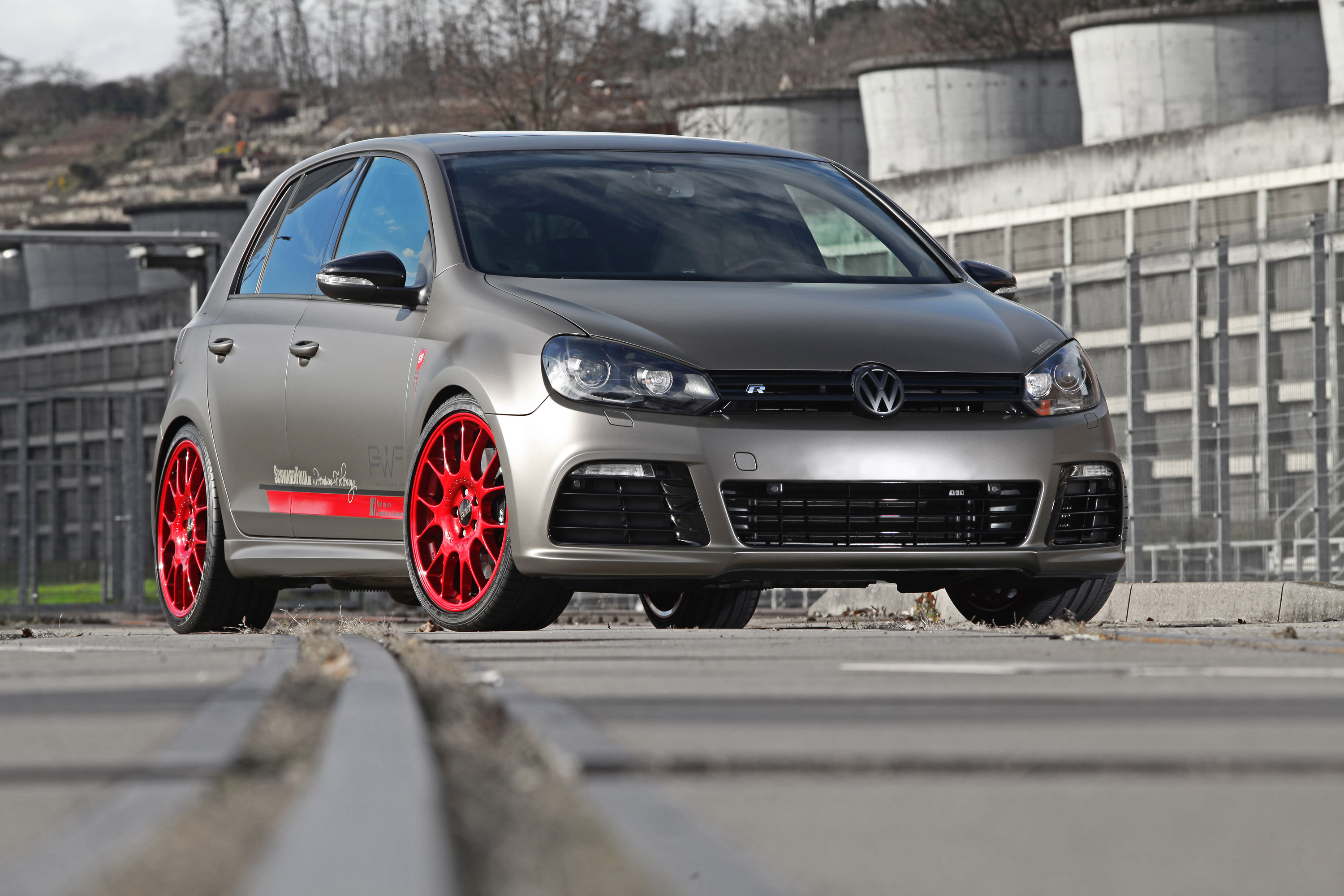 2012, Schwabenfolia, Volkswagen, Golf, Vi r, Tuning Wallpapers HD ...