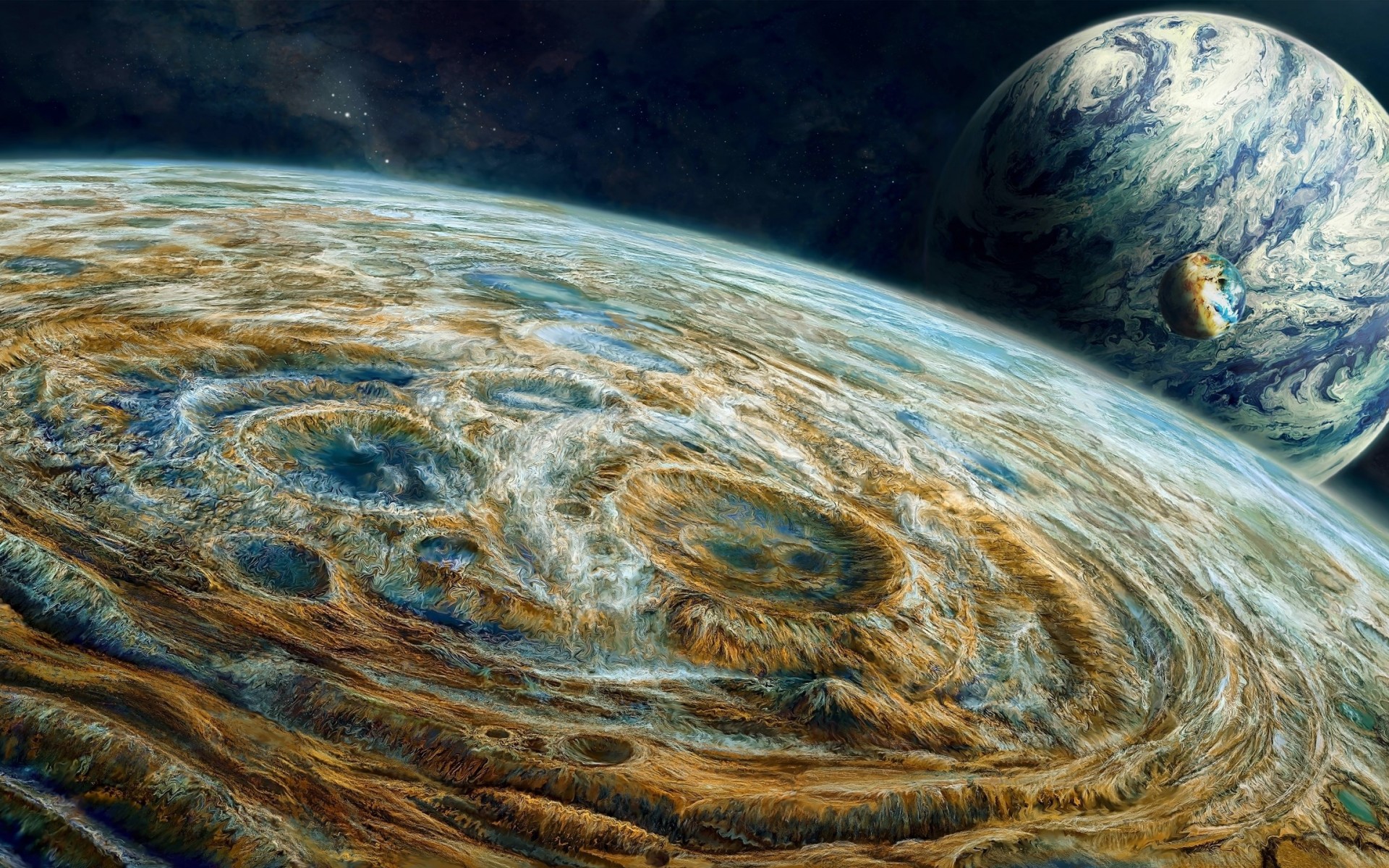 planet, Planets, Space, Moon, Moons, Stars, Landscapes, Landscape ...