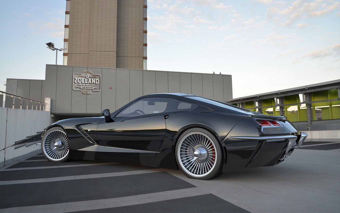 2015, Zolland, Design, Chevrolet, Corvette, c7 , Retro, Concept ...