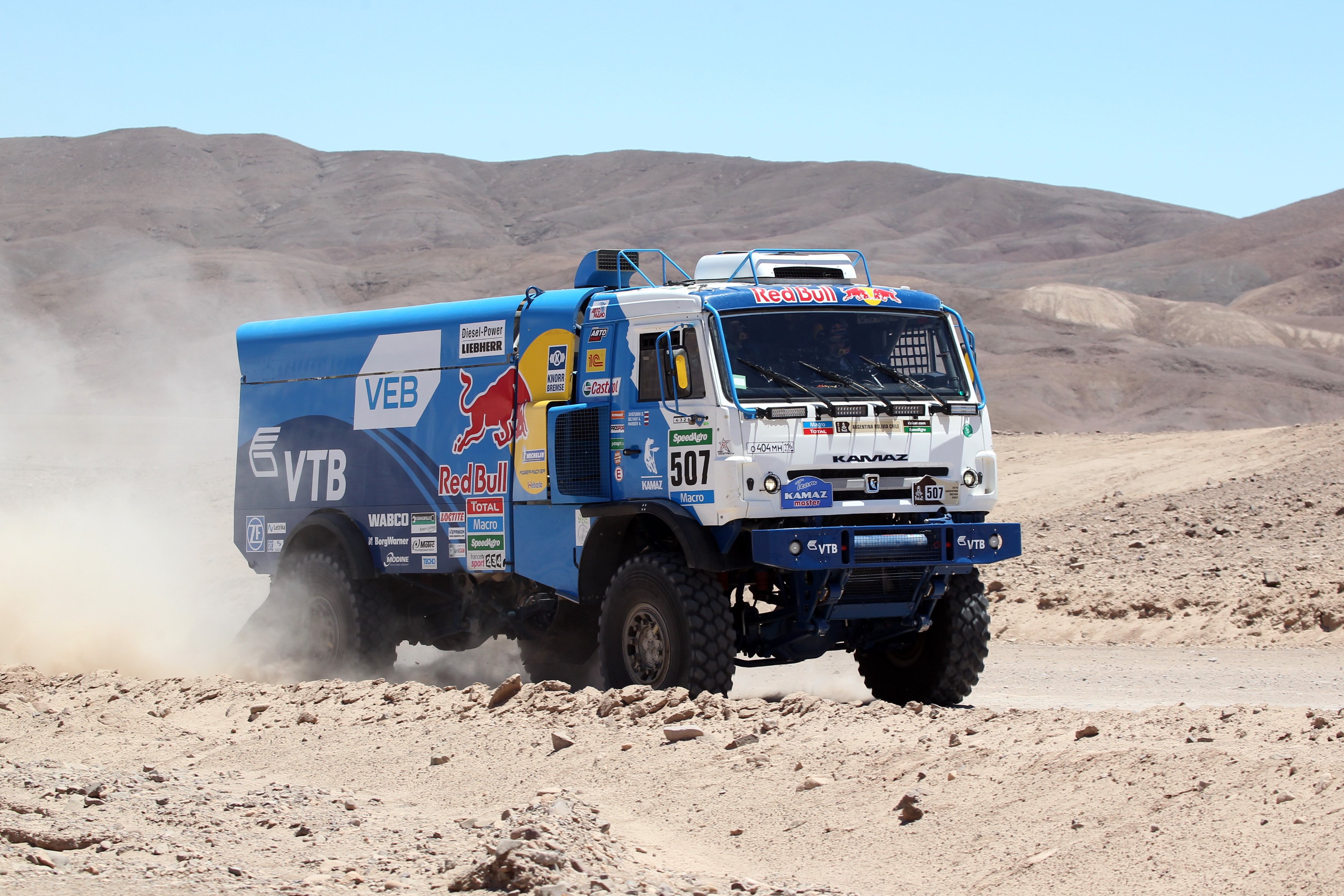 2015, Kamaz, 4326 9, V k, Semi, Tractor, Rally, Dakar, Semi, Tractor ...