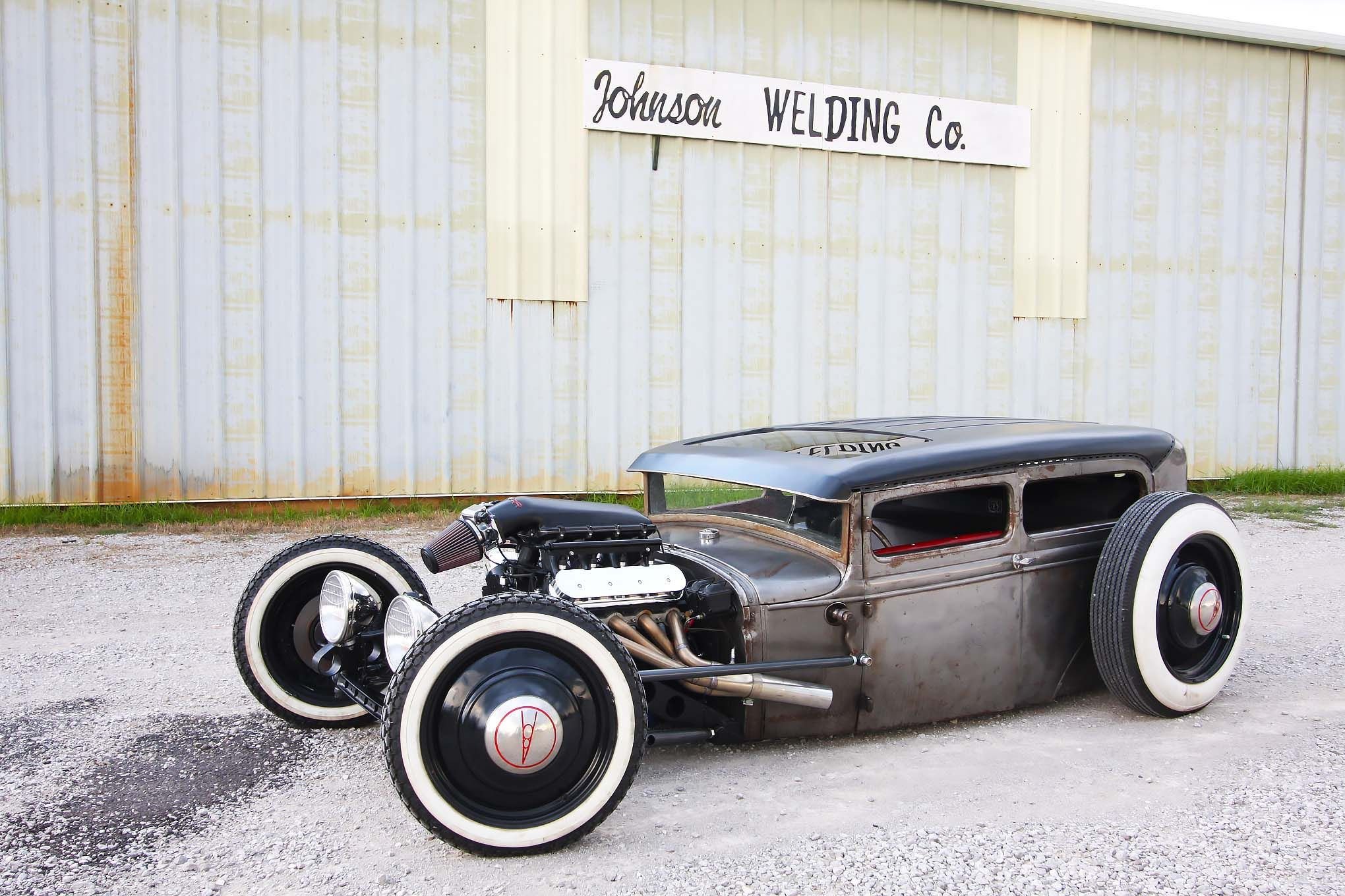 ford, Model a, Sedan, Custom, Hot, Rod, Rods, Rat, Retro, Vintage ...