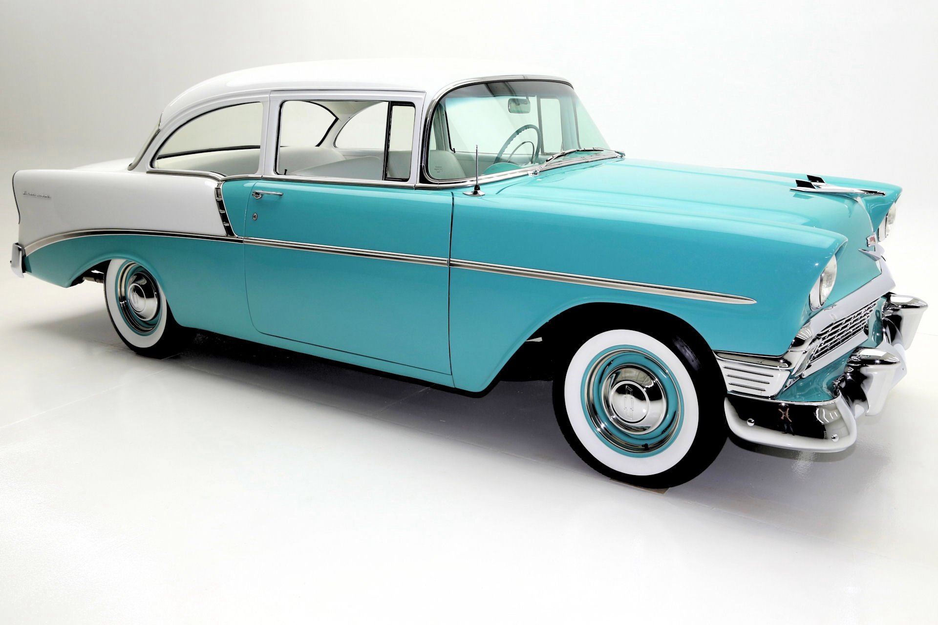 1956, Chevrolet, 210, 265ci, Retro Wallpapers HD / Desktop and Mobile ...