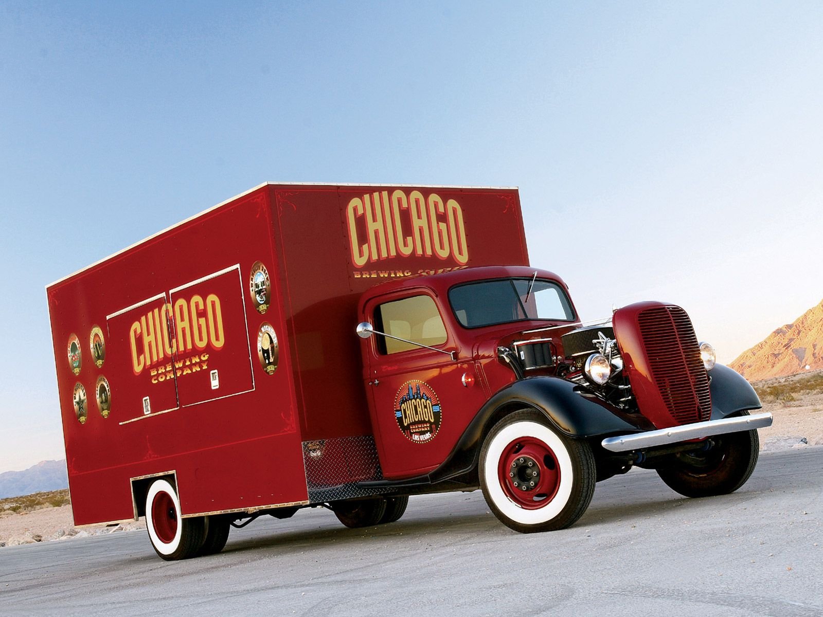 1937, Ford, Flatbed, Hot, Rod, Rods, Custom, Beer, Alcohol, Retro ...