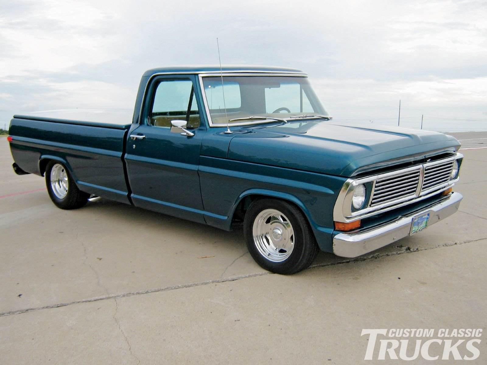 1970, Ford, F 100, Pickup, Custom, Hot, Rod, Rods, Classic, F100 ...