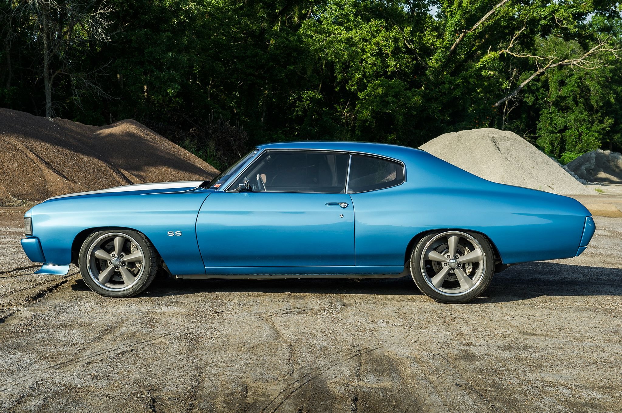 supercharged, 1972, Chevrolet, Chevelle, Coupe, Cars, Blue Wallpapers ...