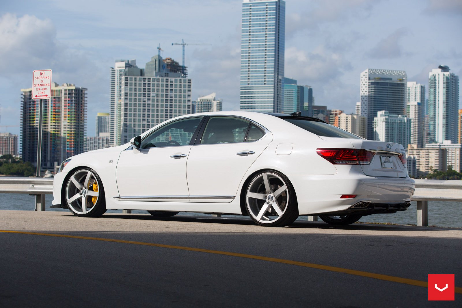 lexus, Ls, White, Sedan, Cars, Vossen, Wheels Wallpapers HD / Desktop ...