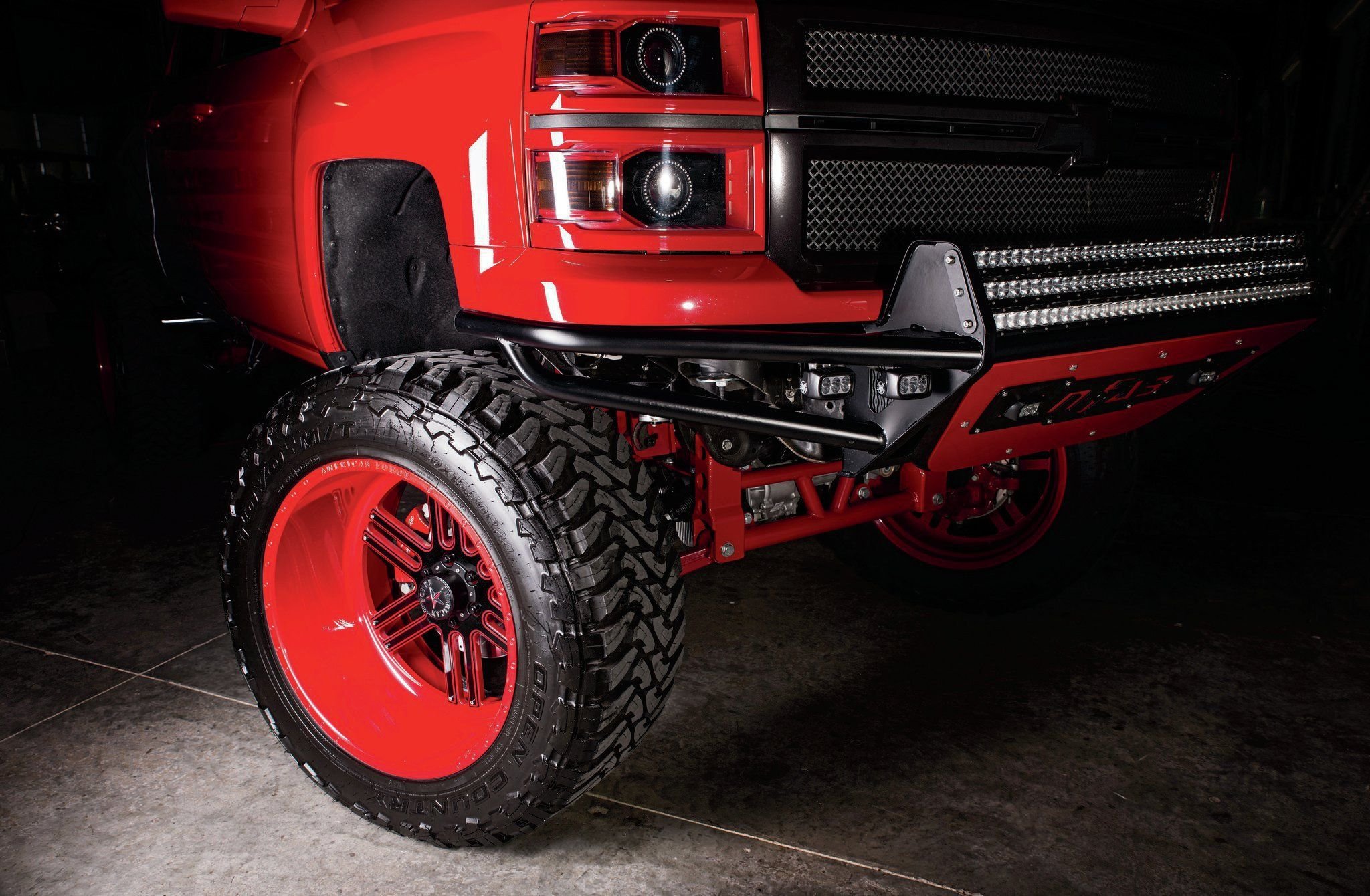 2014, Chevrolet, Silverado, Crew, Cab, 4x4, Pickup, Tuning, Custom ...