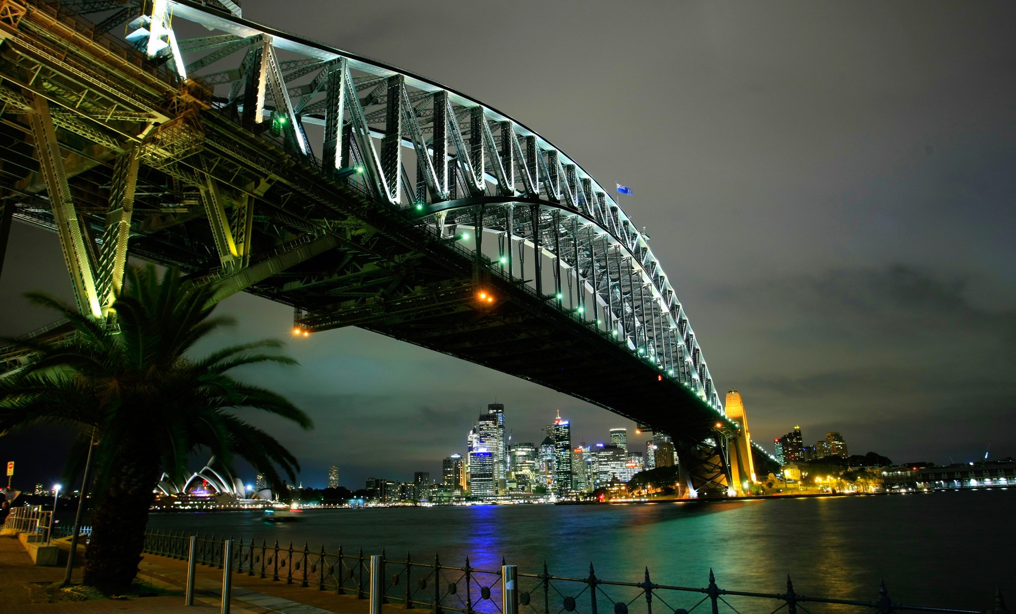 bridges, Australia, Night, Sydney, Cities Wallpapers HD / Desktop and ...
