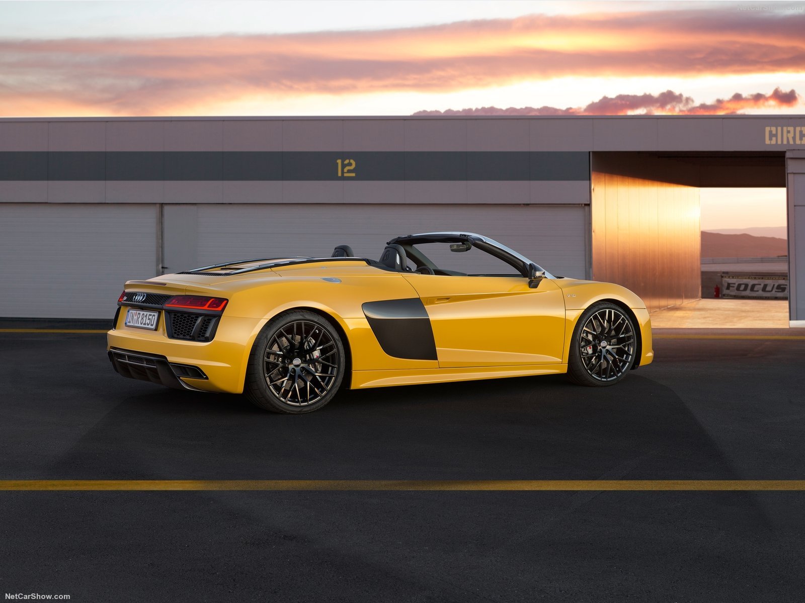 audi, R8, Spyder, V10, Cars, Yellow, 2017 Wallpapers HD / Desktop and ...