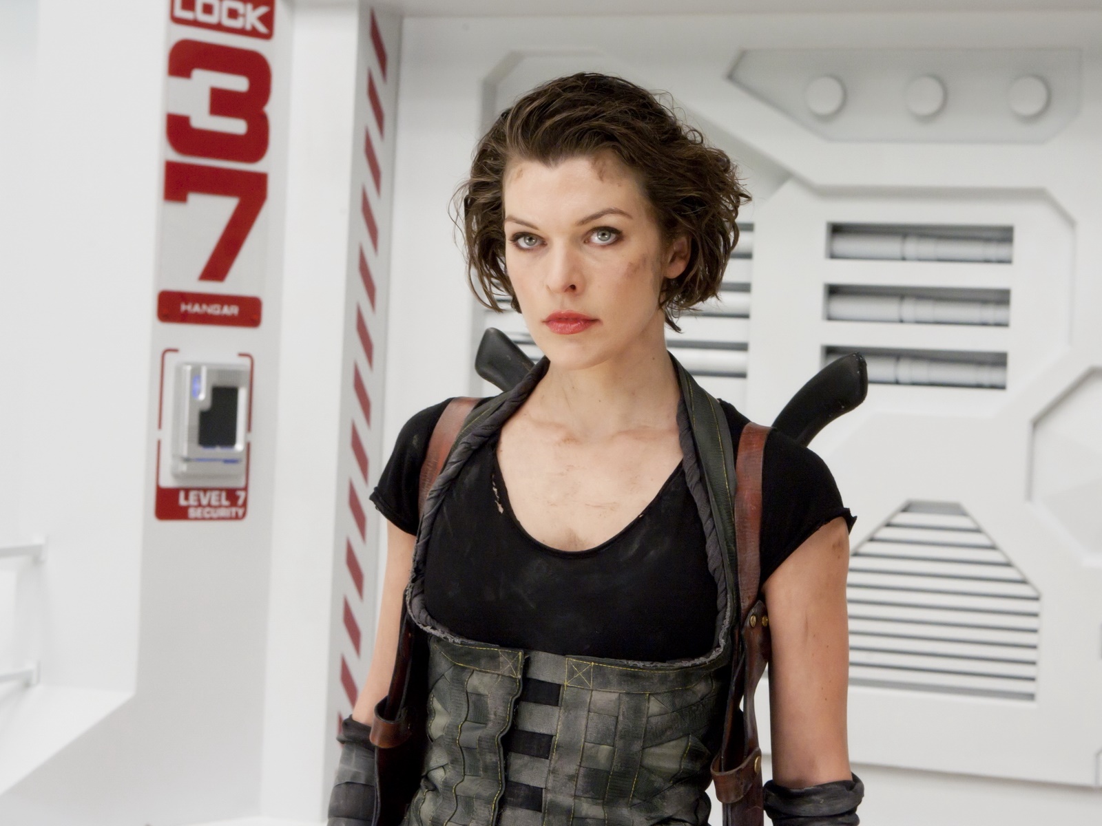 Milla Jovovich Actress Brunette Brunettes Women Female Feamles