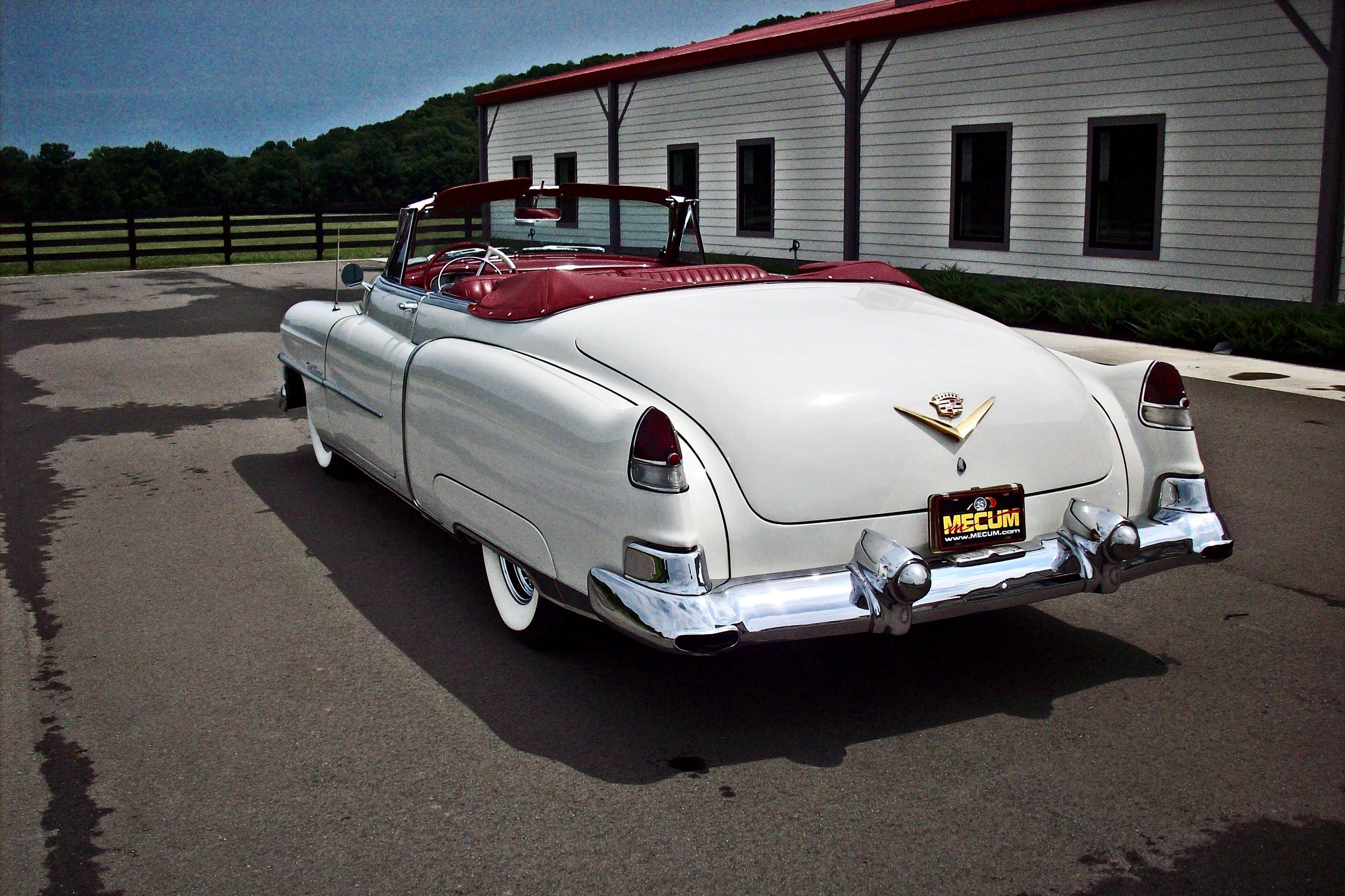 1953, Cadillac, Series, 62, Convertible, Classic, Old, Vintage, White ...