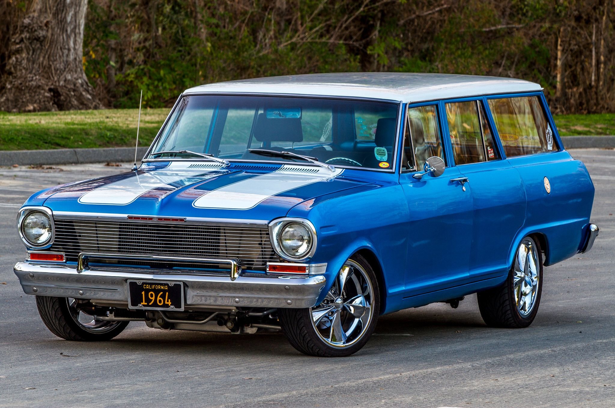 1964, Chevrolet, Chevy, Nova, Wagon, Pro, Touring, Super, Street, Car ...