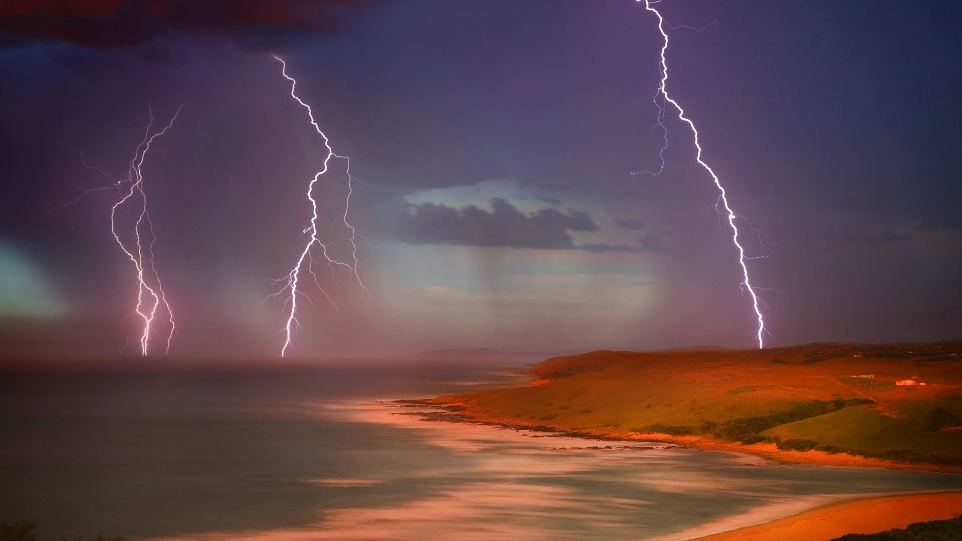 lightning, Storm, Rain, Clouds, Sky, Nature, Thunderstorm Wallpapers HD ...
