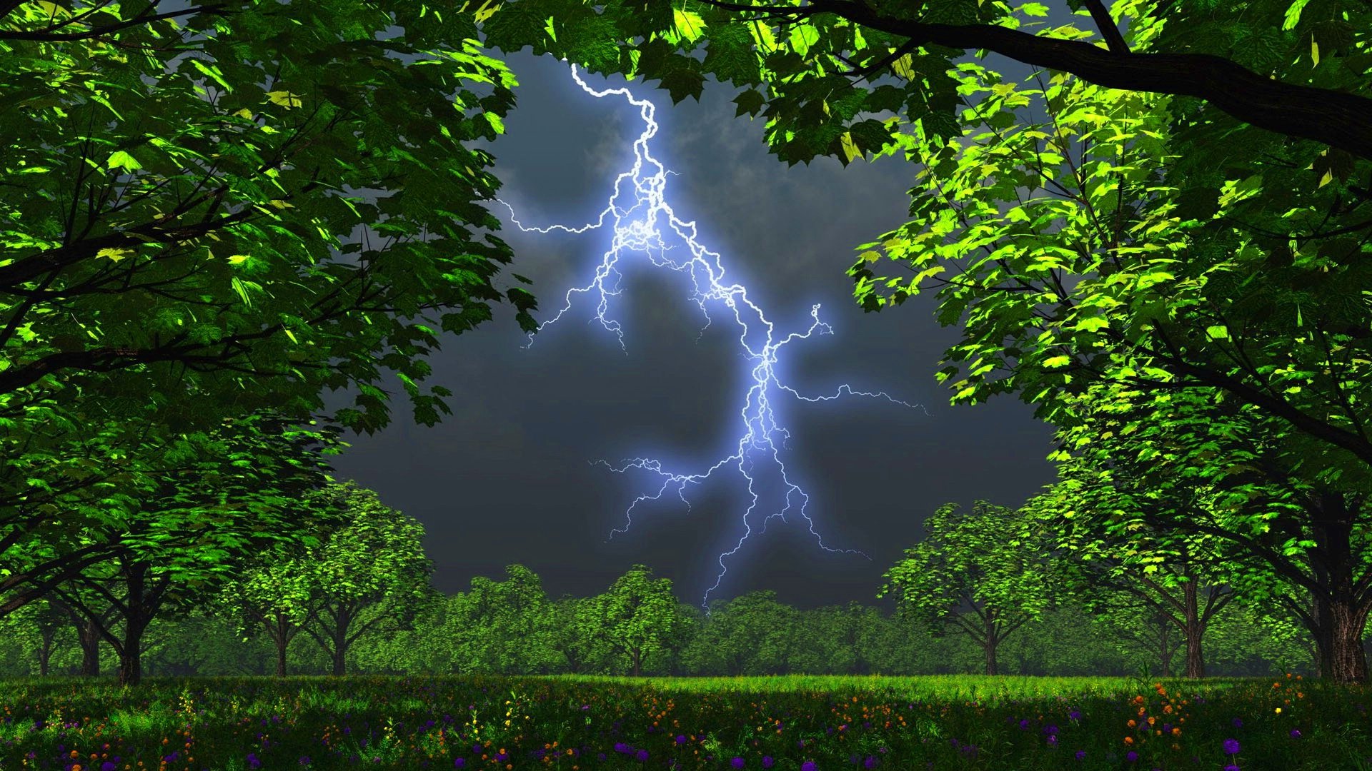 lightning, Storm, Rain, Clouds, Sky, Nature, Thunderstorm Wallpapers HD ...