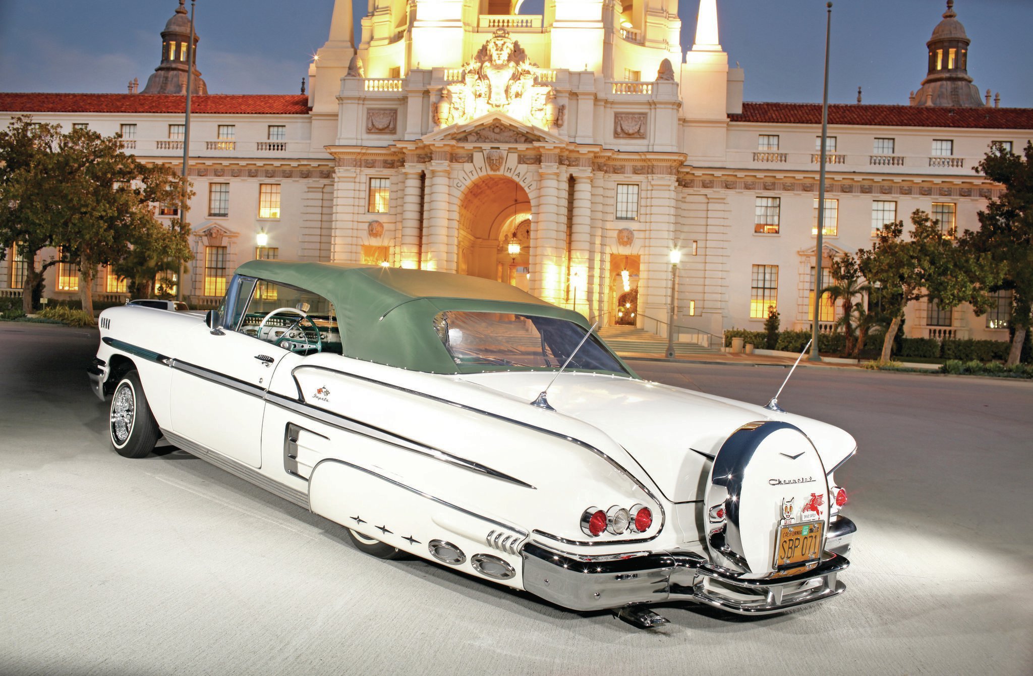 1958, Chevrolet, Impala, Convertible, Custom, Tuning, Hot, Rods, Rod ...