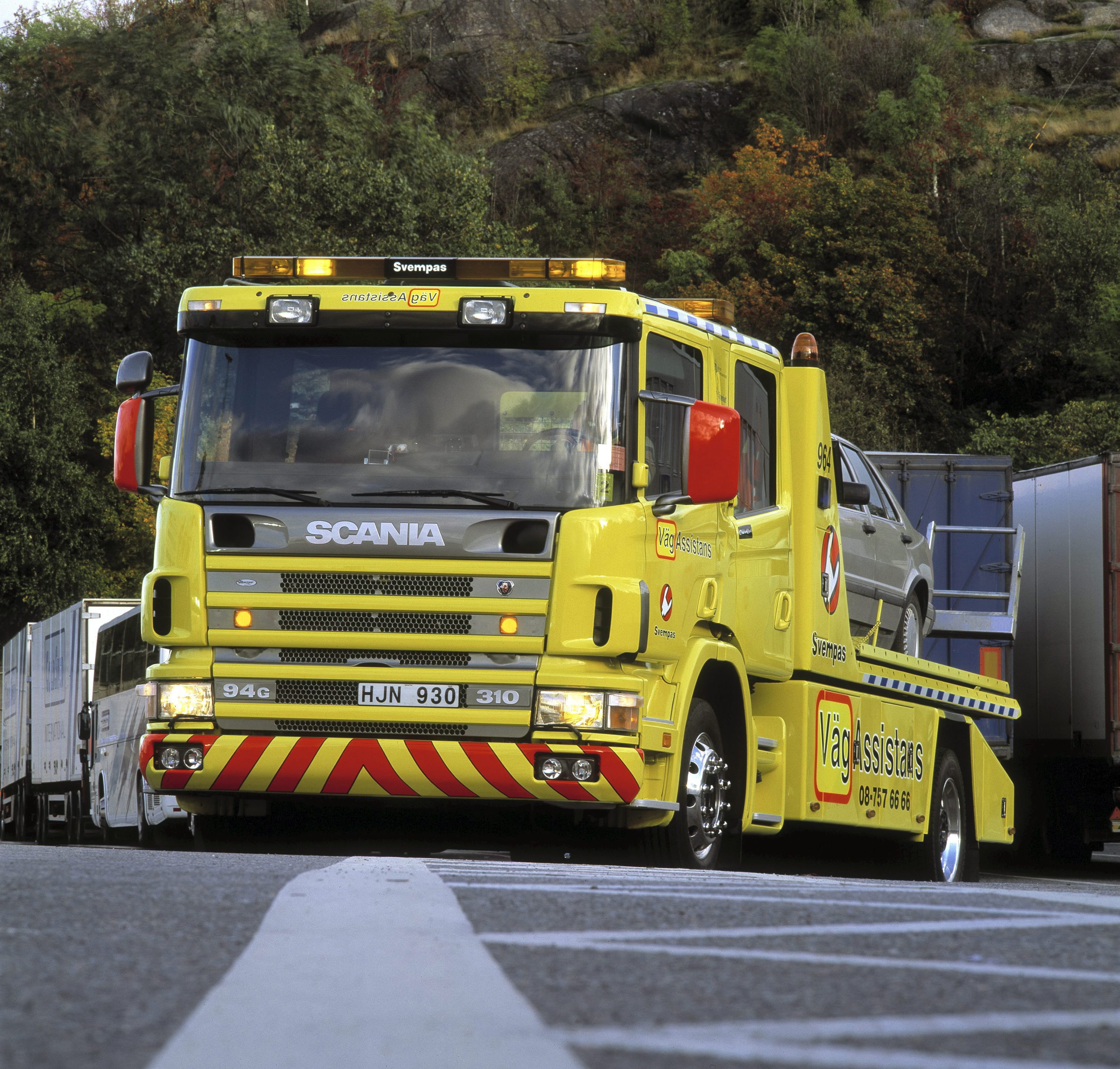 2004, Scania, P94gb, 310, 4x2, Crew, Cab, Tow, Emergency, Towtruck ...