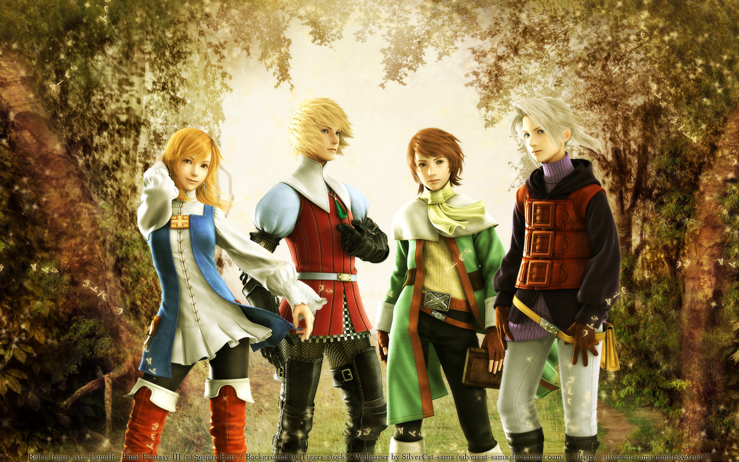 final, Fantasy, Iii, Ingus, Arc, Refia Wallpapers HD / Desktop and ...