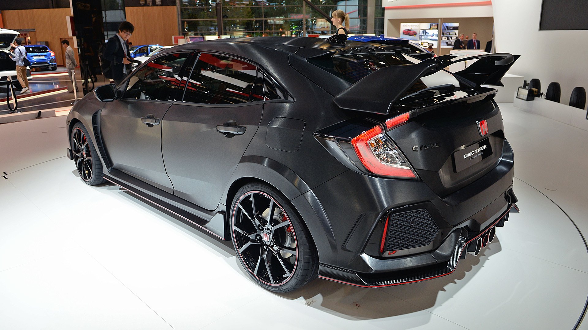 paris, Motor, Show, 2016, Civic, Type r, Honda, Prototype Wallpapers HD ...
