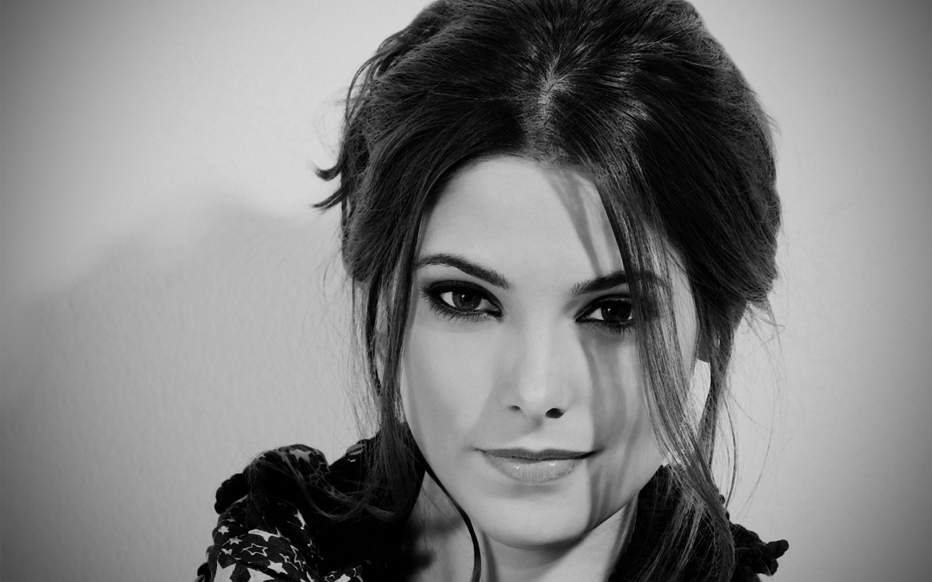 women, Eyes, Models, Ashley, Greene, Monochrome, Faces Wallpapers HD ...